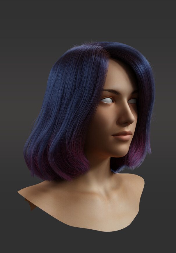 ArtStation - First attempt at hair