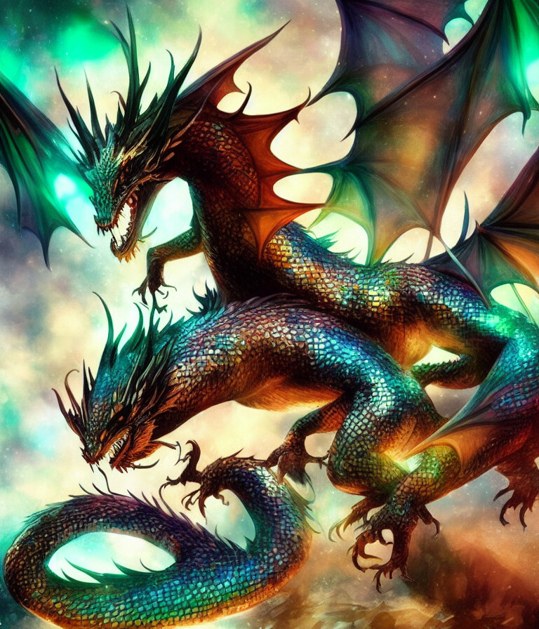 ArtStation - Luminescent Dragon