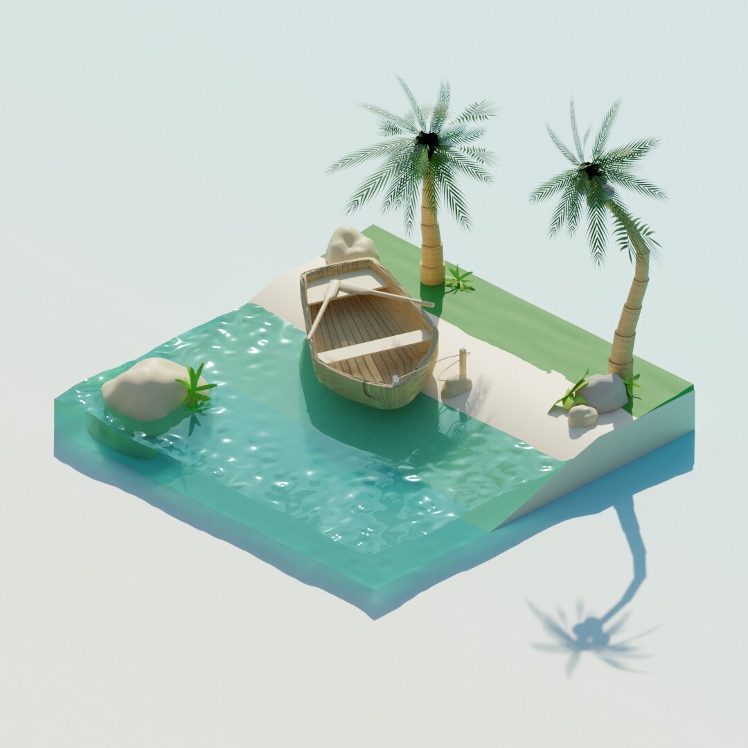 ArtStation - My first job in blender