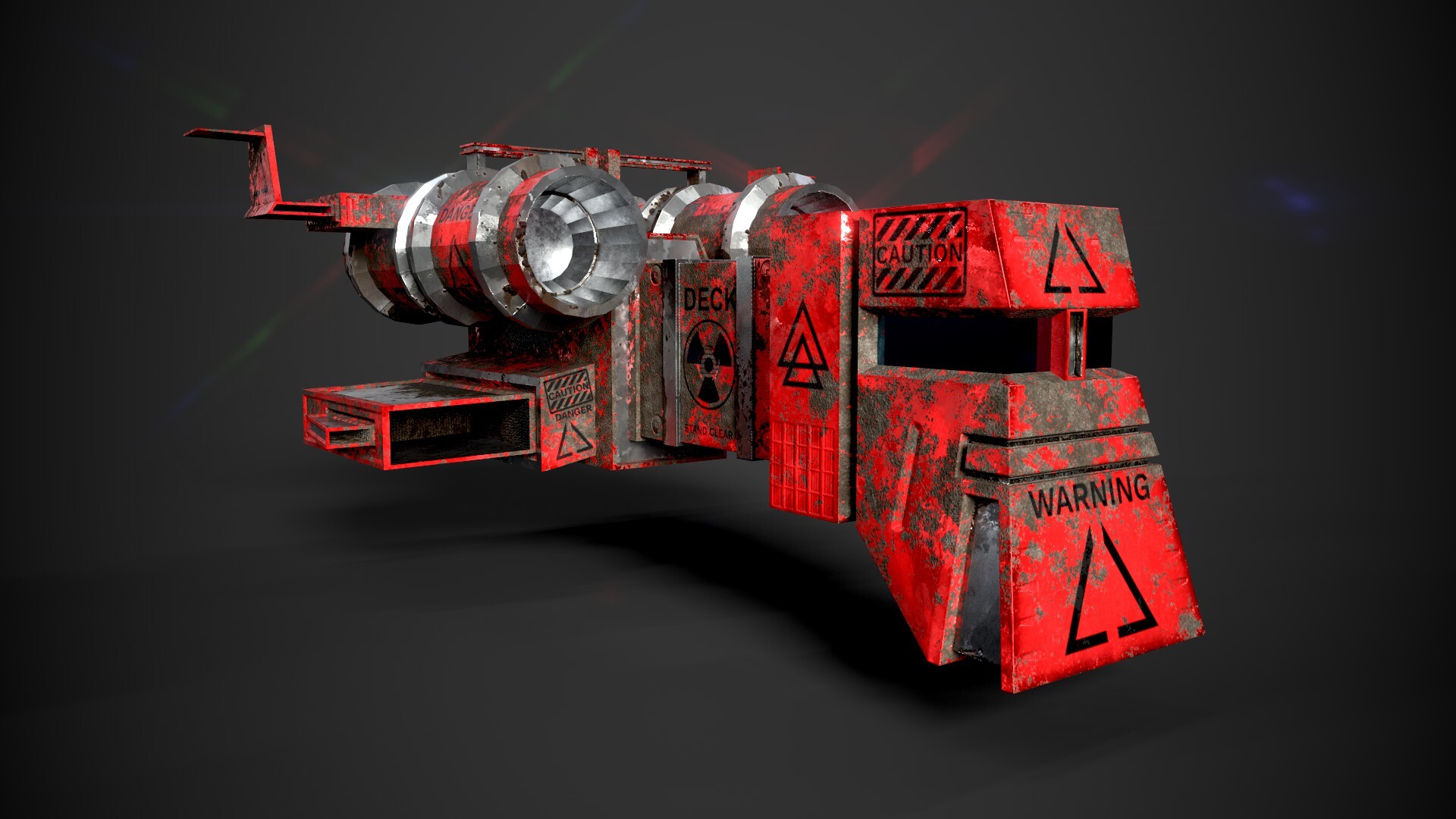 ArtStation - sci-fi nuclear space cargo aircraft