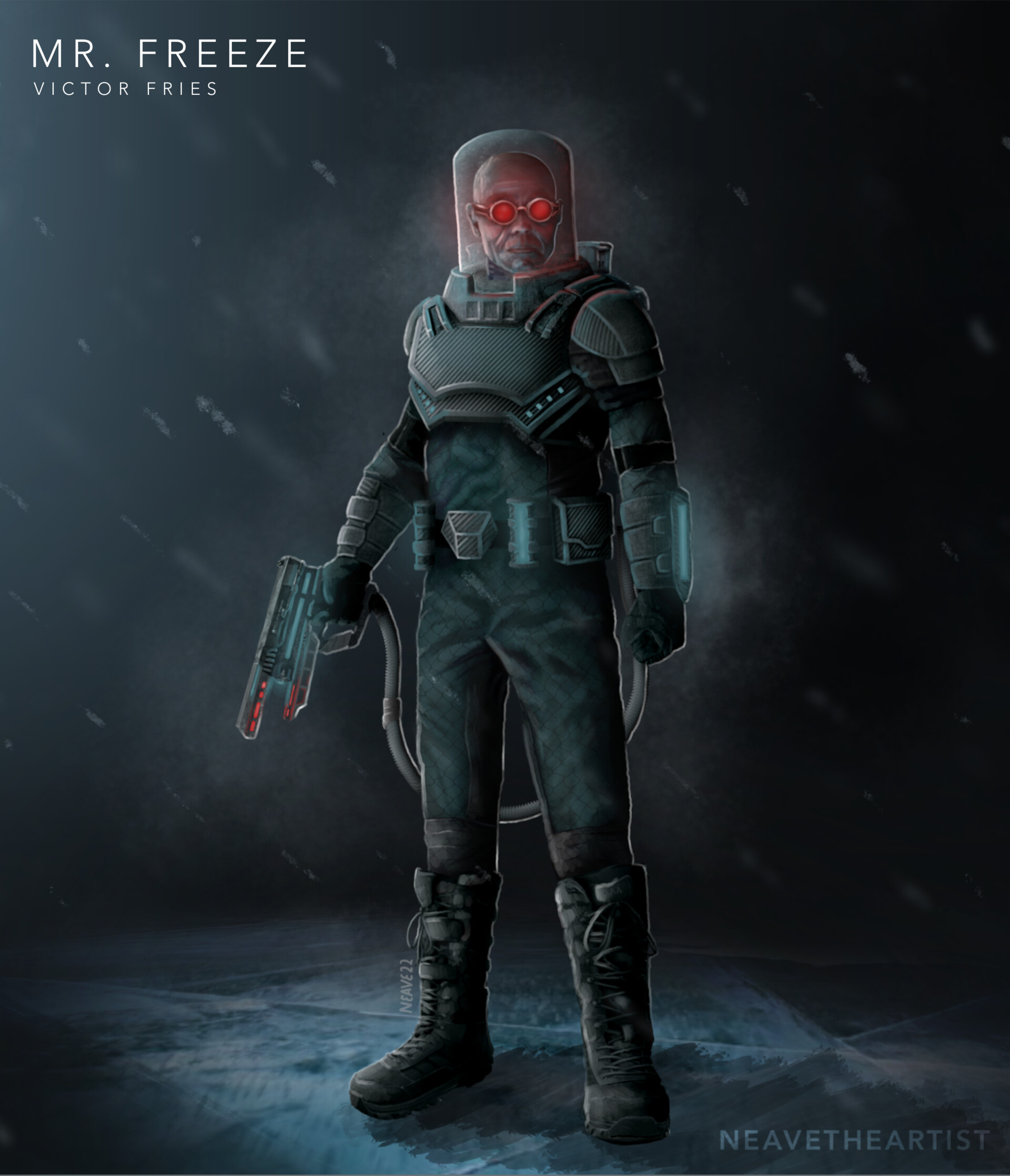 ArtStation - Mr. Freeze Year 1 and 5: Character Concepts