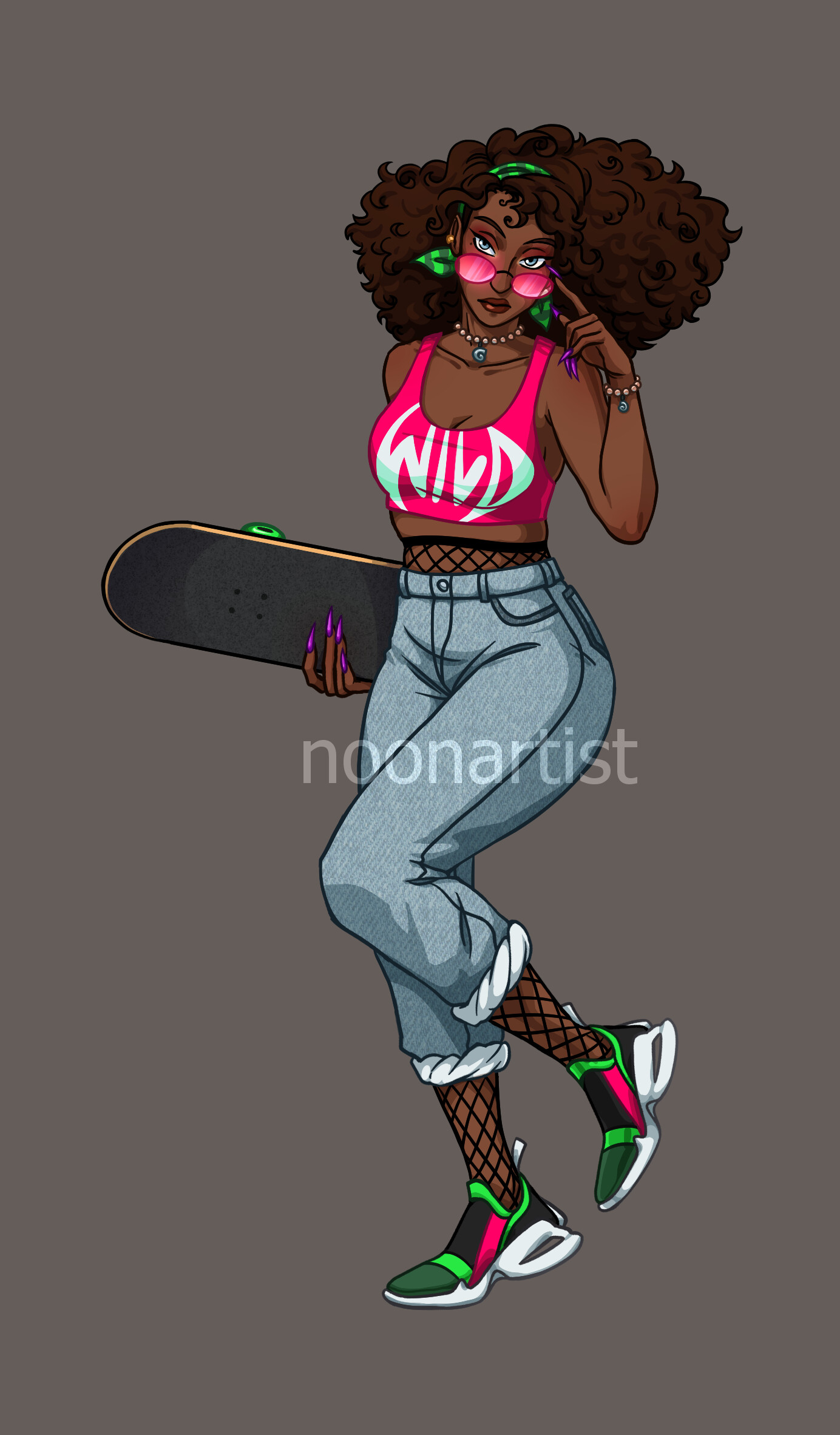 ArtStation - Wild child 2D Character design