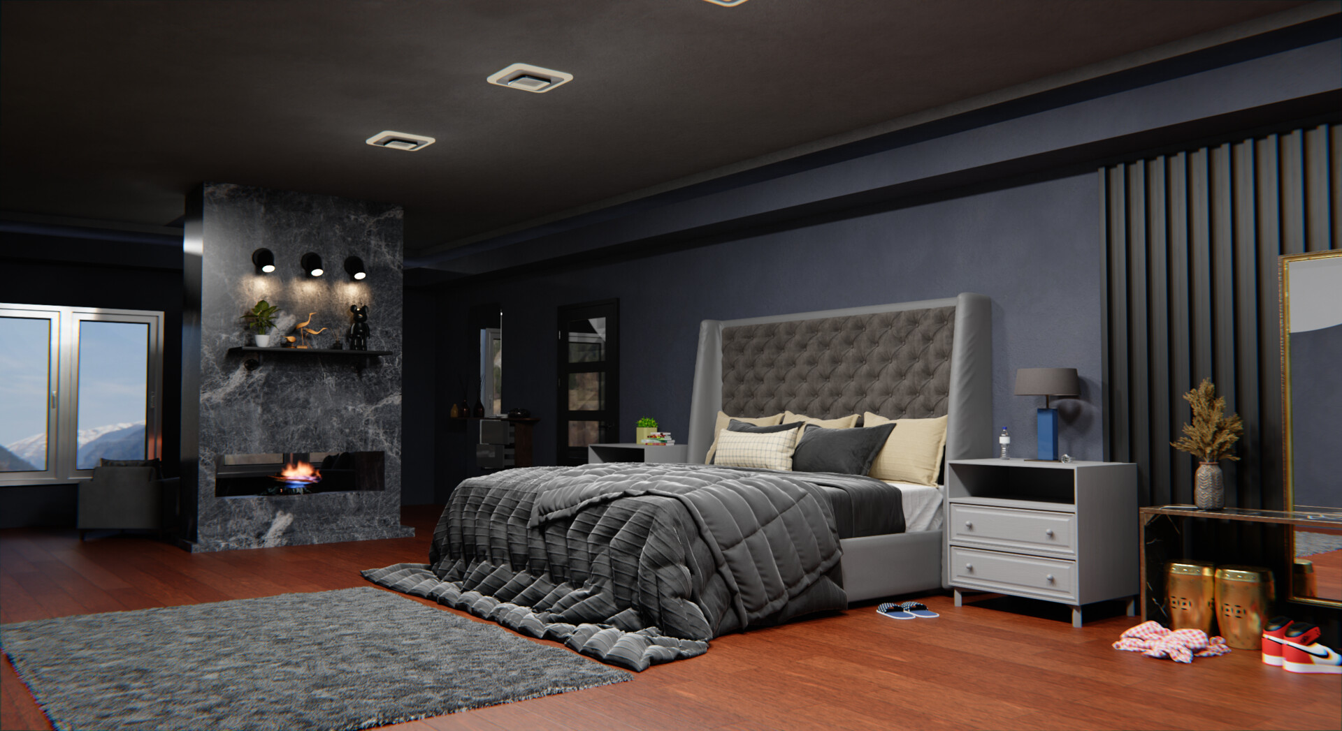 ArtStation - Bedroom Setup