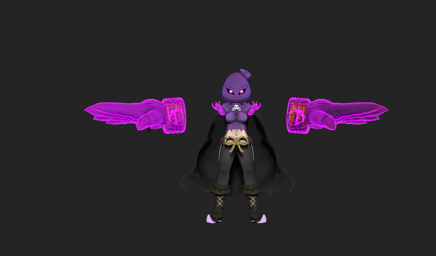 ArtStation - Student work fanart - Ghost Gobbler Girl