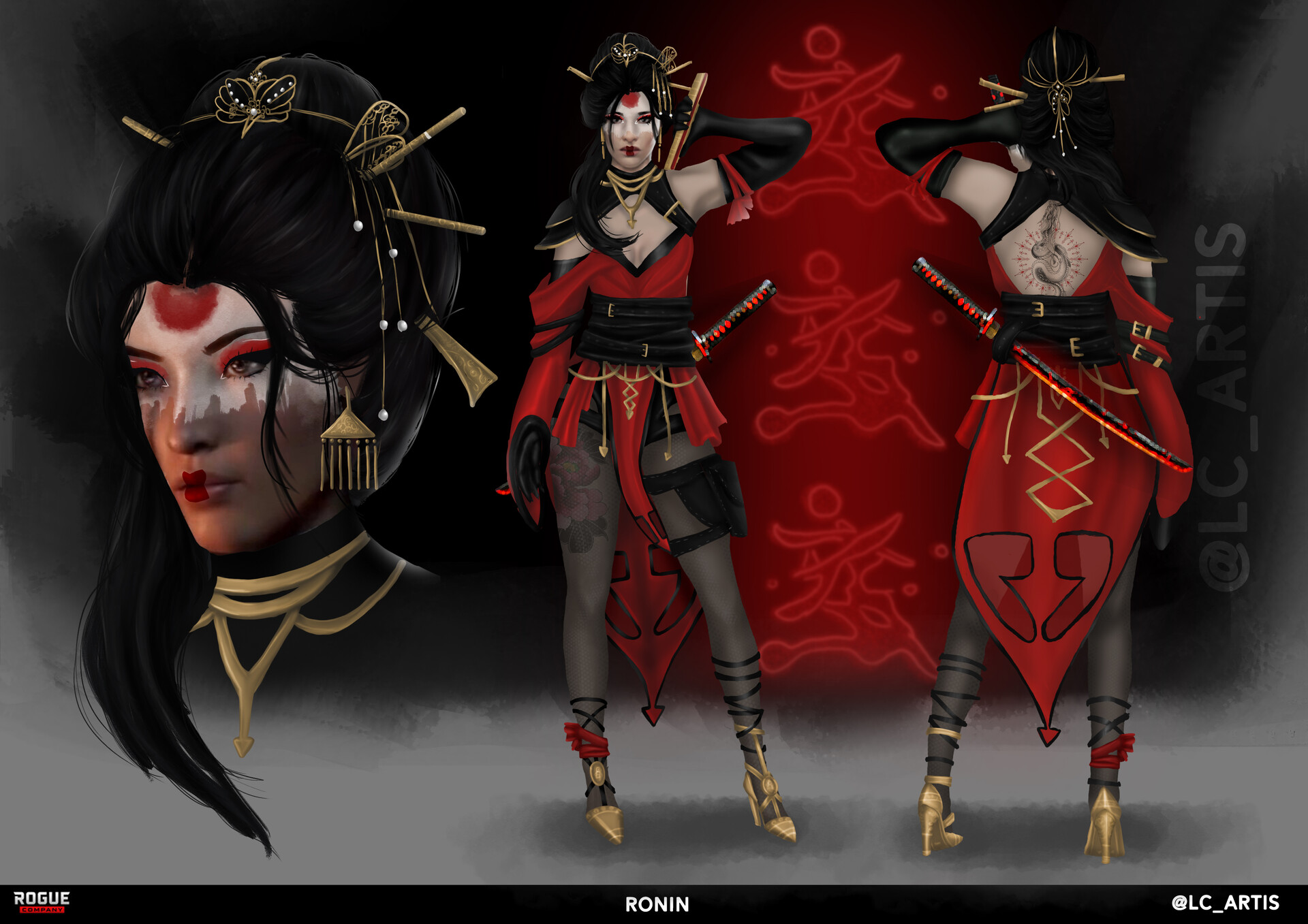 ArtStation - Ronin - skin concept