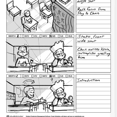 Trey Small - Storyboards
