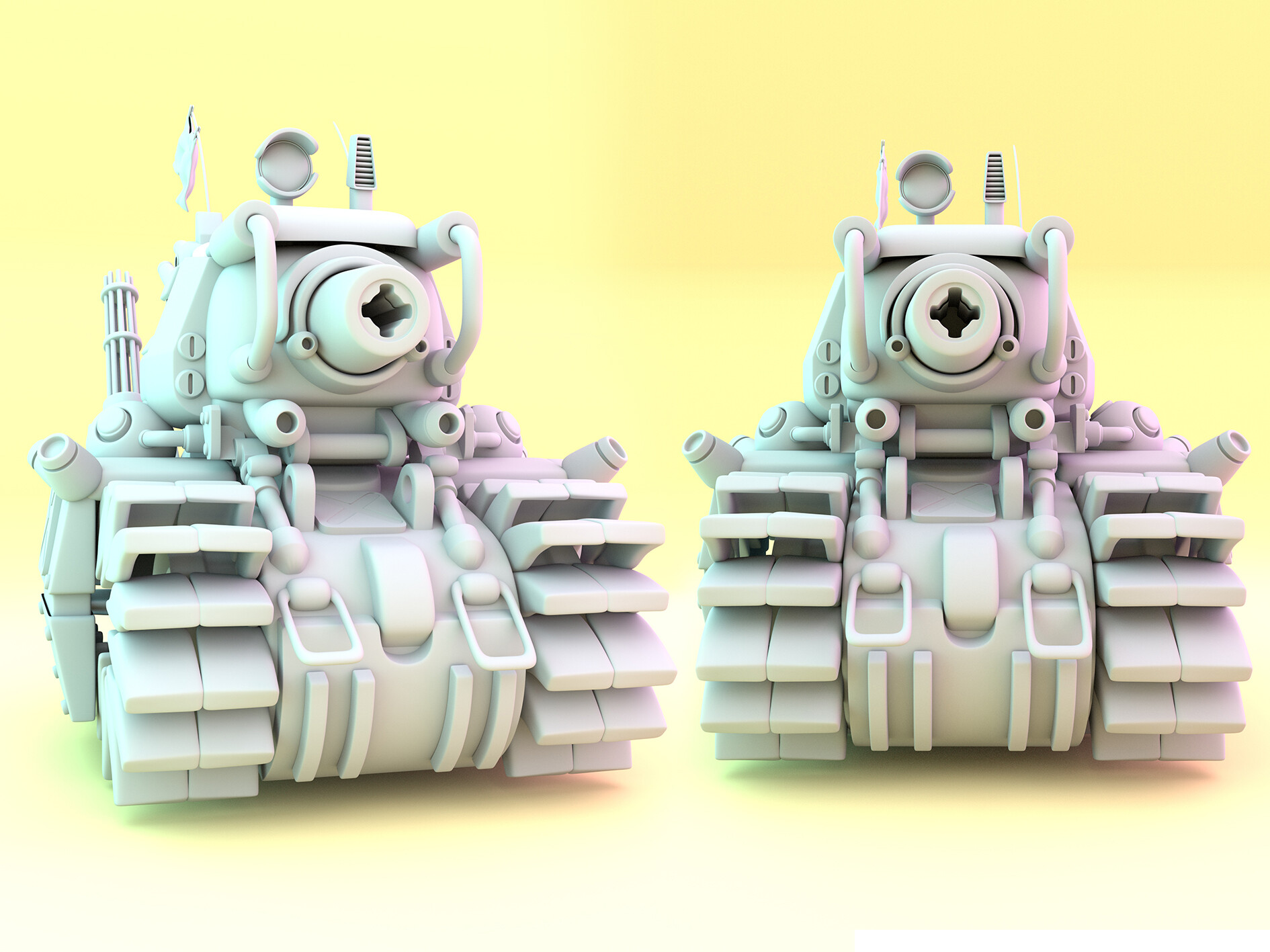 ArtStation - Metal Slug SV-001 Tank