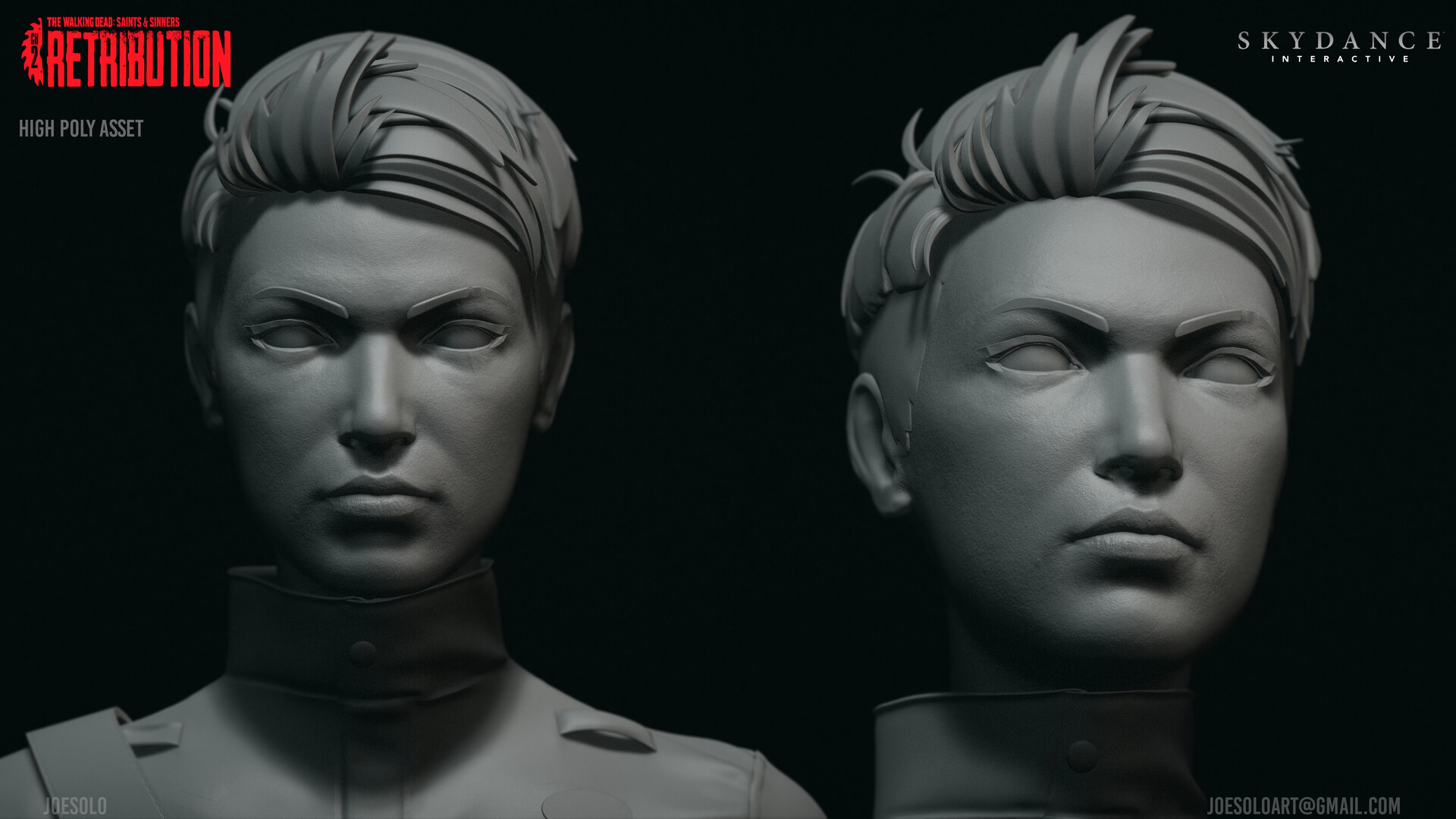Joe Solo - TWD Saints and Sinners Chapter 2 - Sable High Poly- 2022