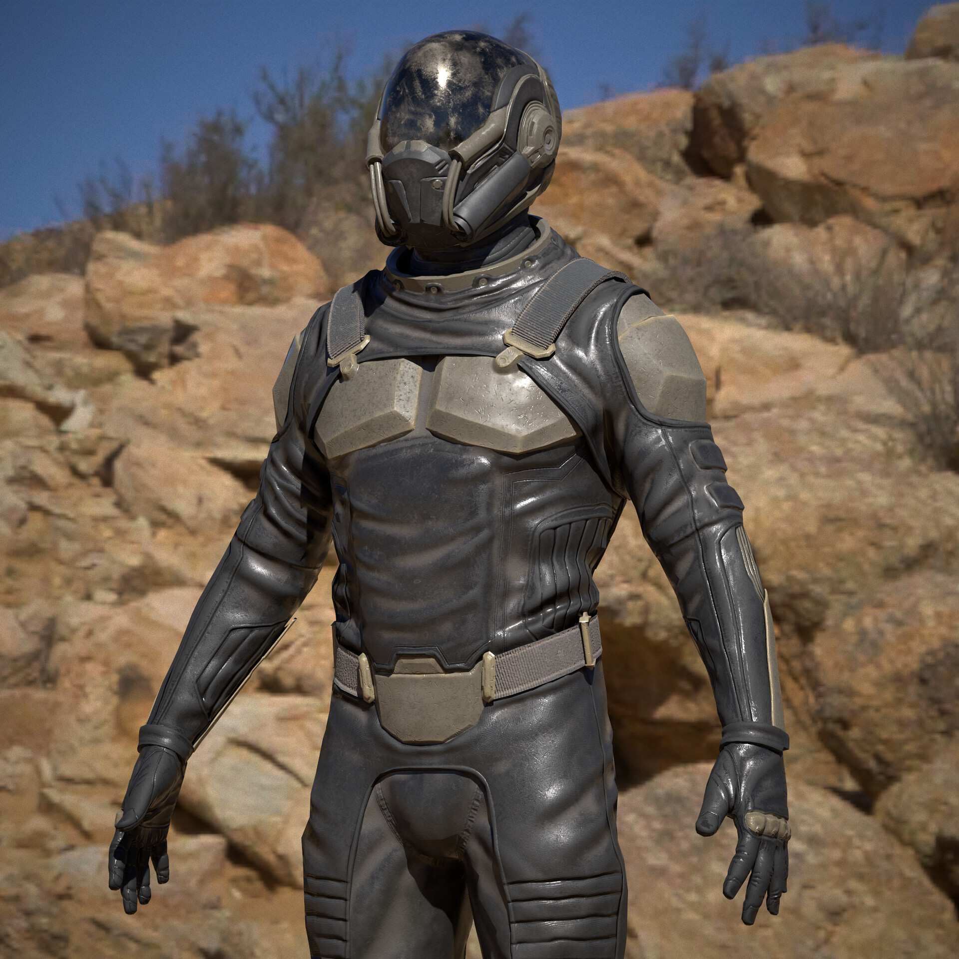 Gor Galstyan - "Desert Soldier" Sci-Fi