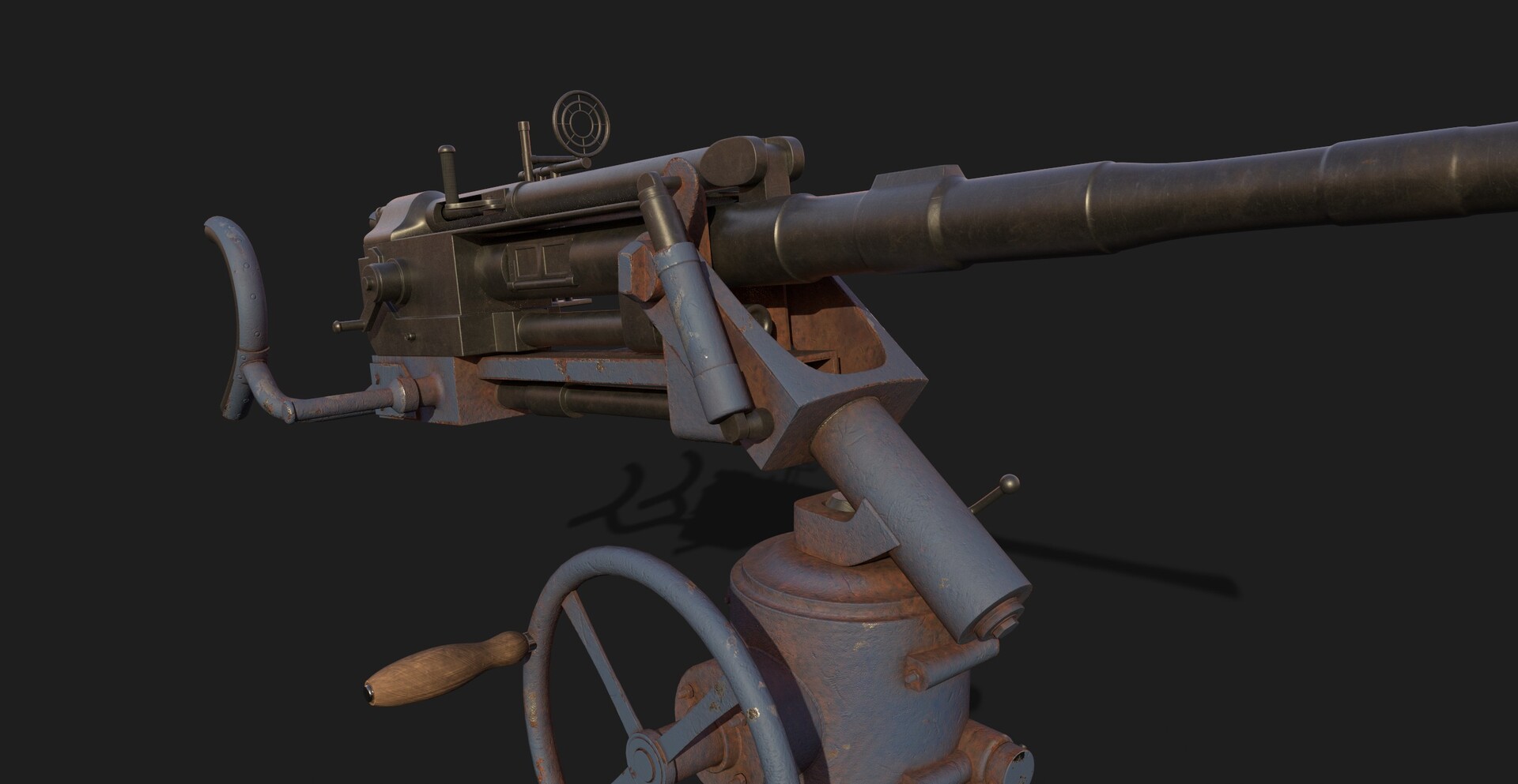 ArtStation - German machine gun