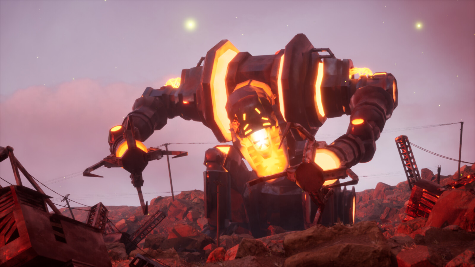 Melanie Tan - Junkyard Mecha Monster