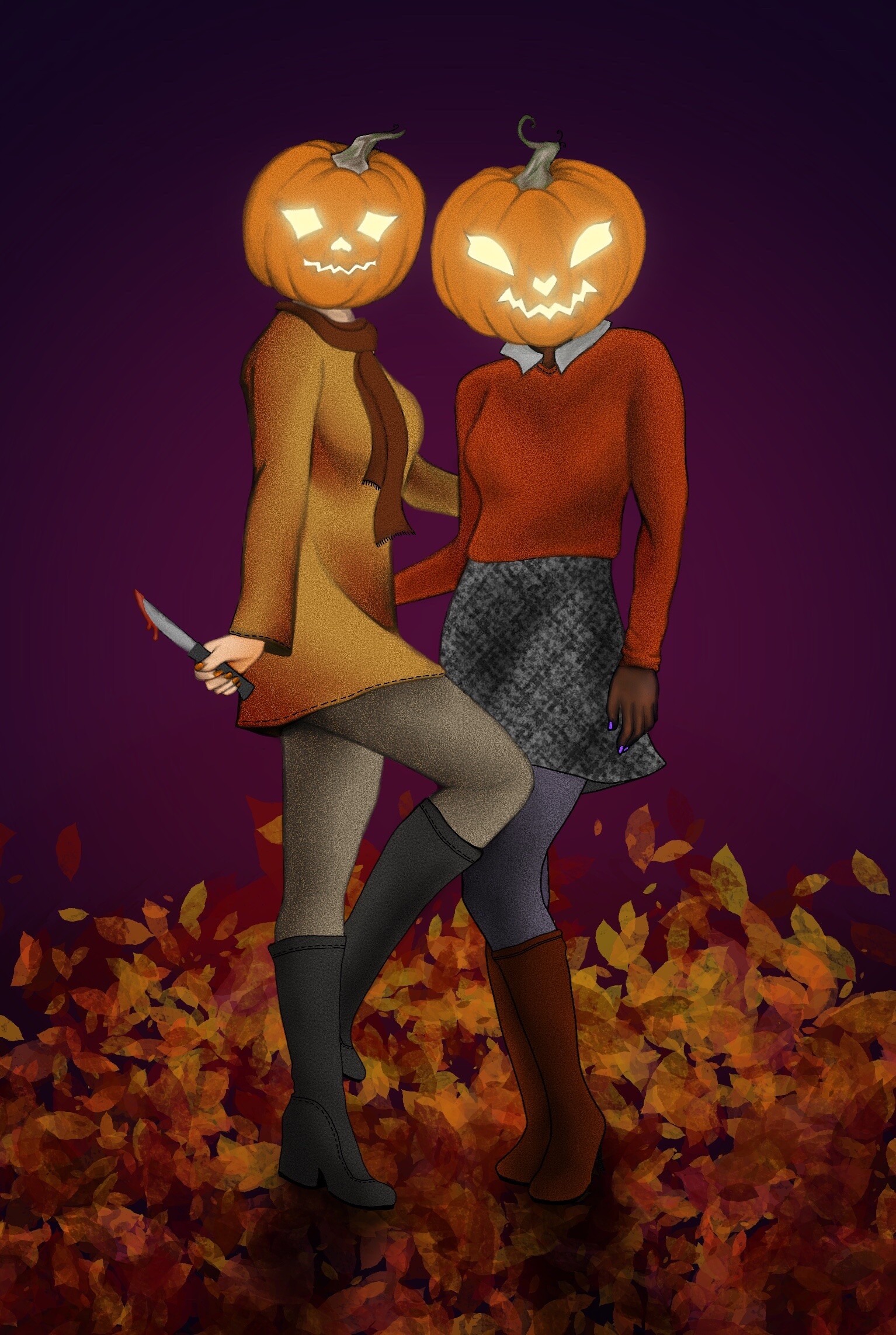 ArtStation - Pumpkins in Crime