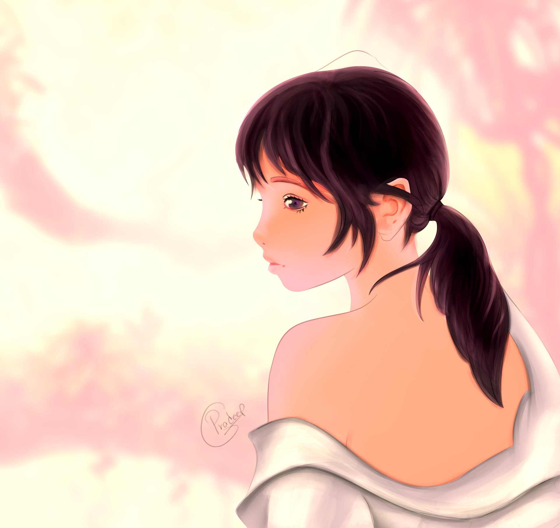 ArtStation - 2D Anime girl