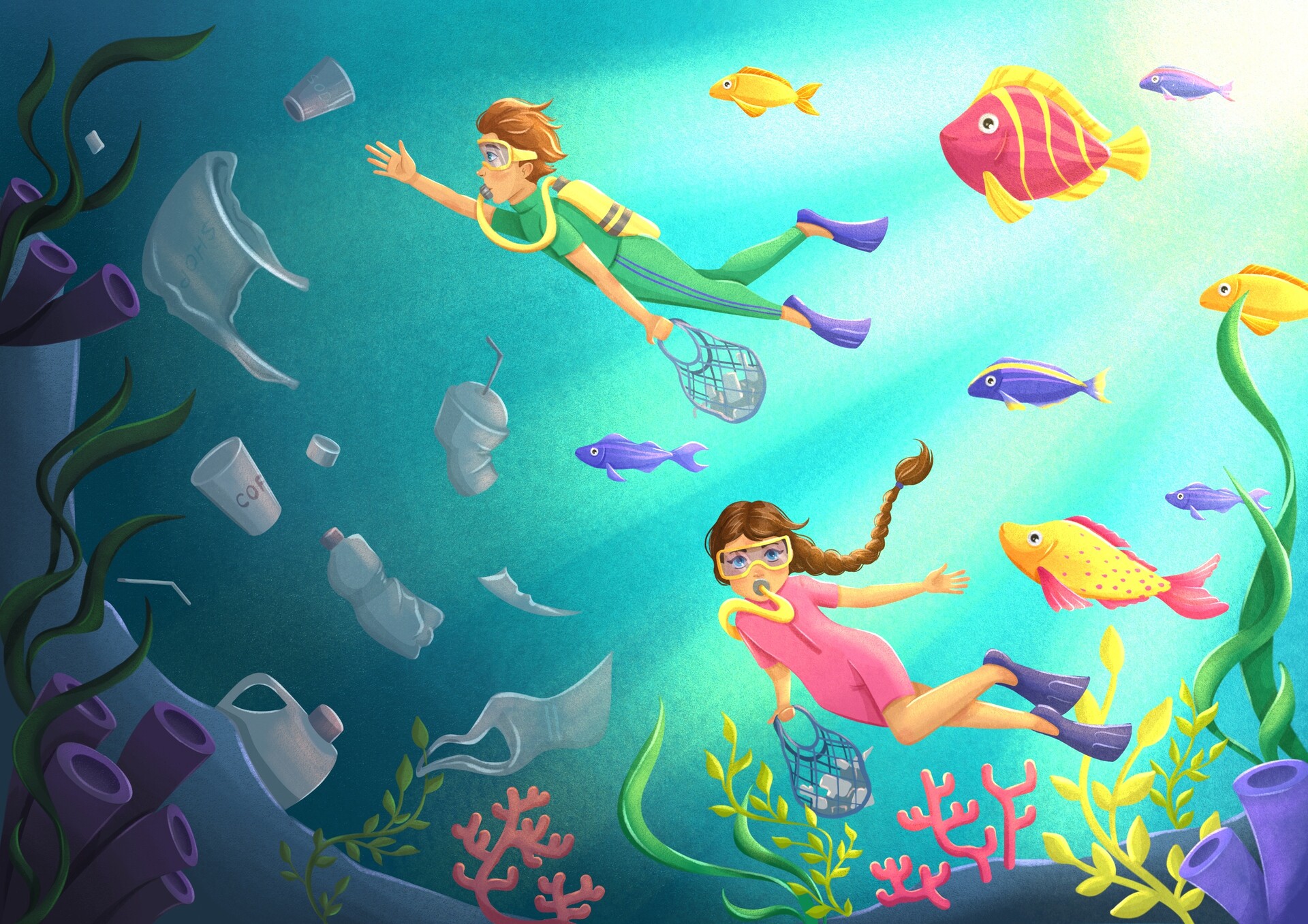 ArtStation - Save the ocean