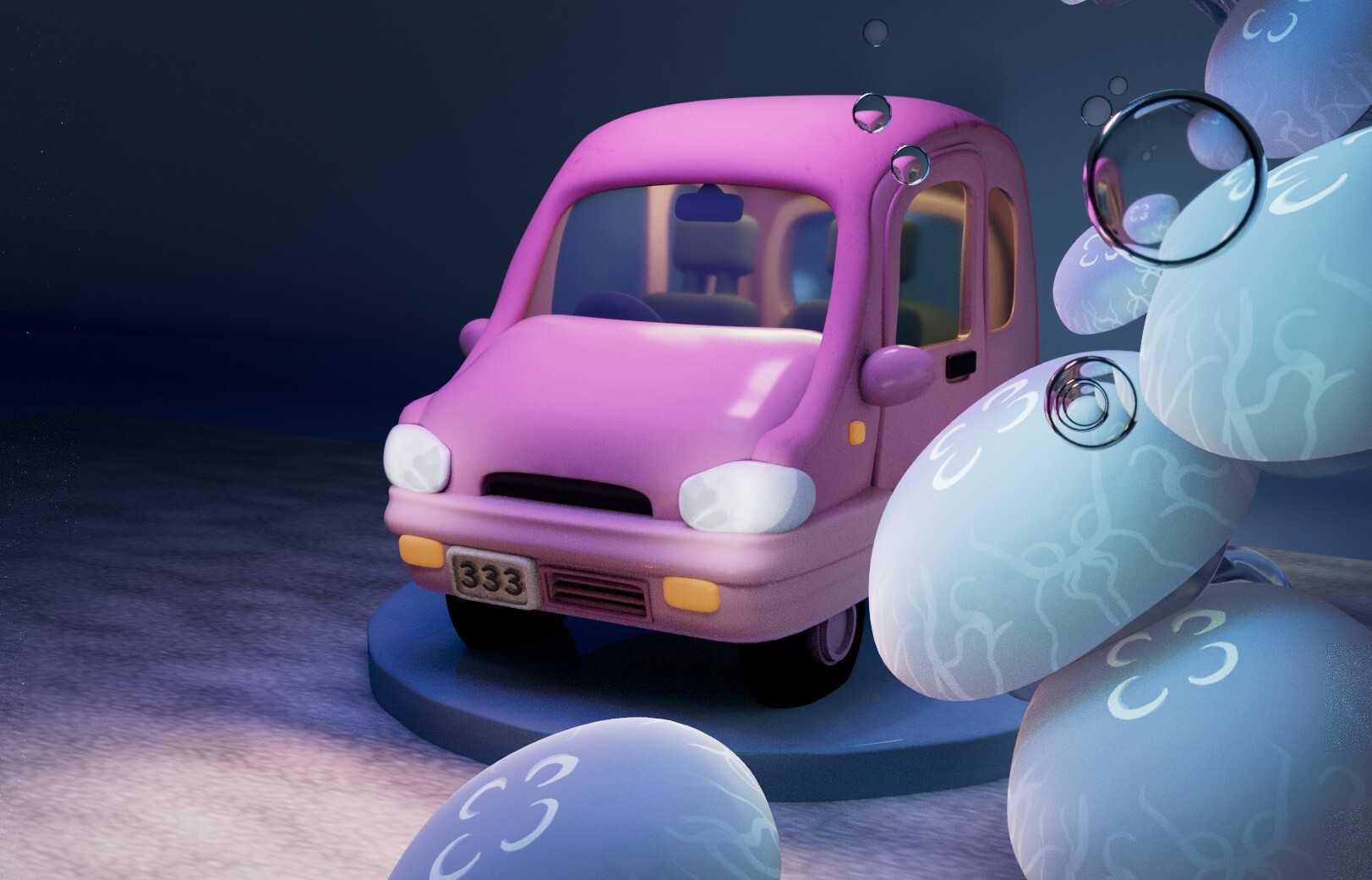 ArtStation - Lisa's Car - Ponyo