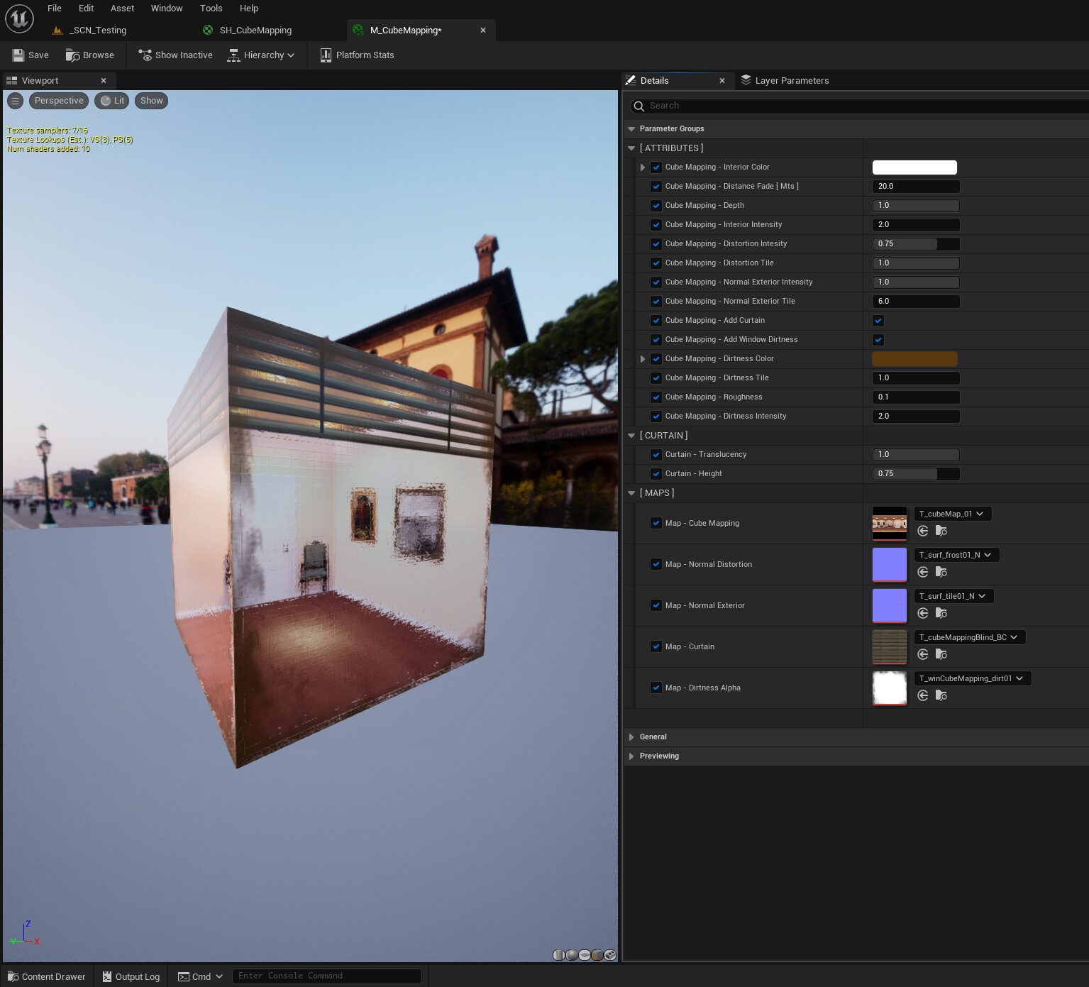 Fernando Zetter - Studie Fake Interior Cube Mapping
