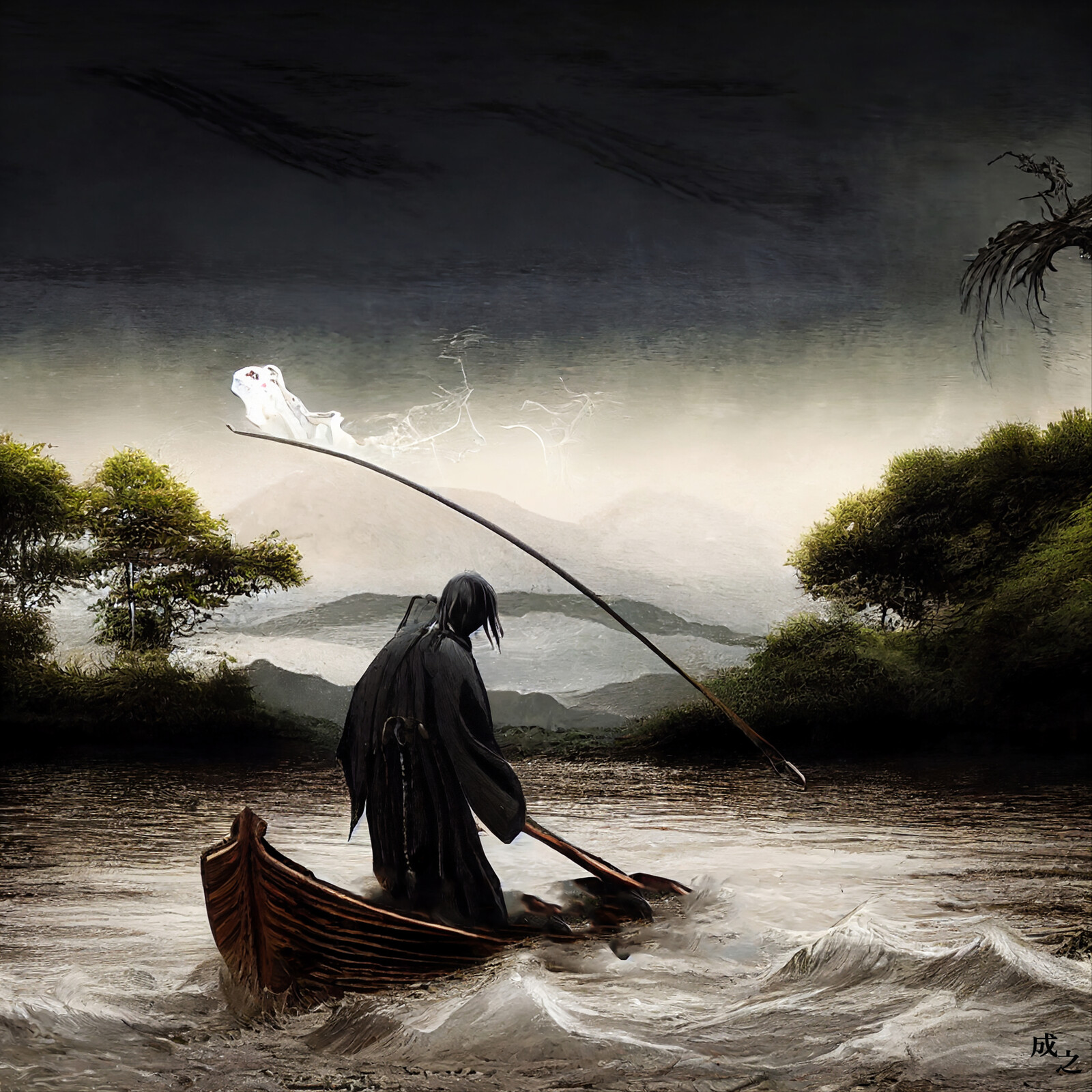 NARIYUKI SHIMAMOTO - JAPANESE PASSING GUARD OF THE SANZU RIVER