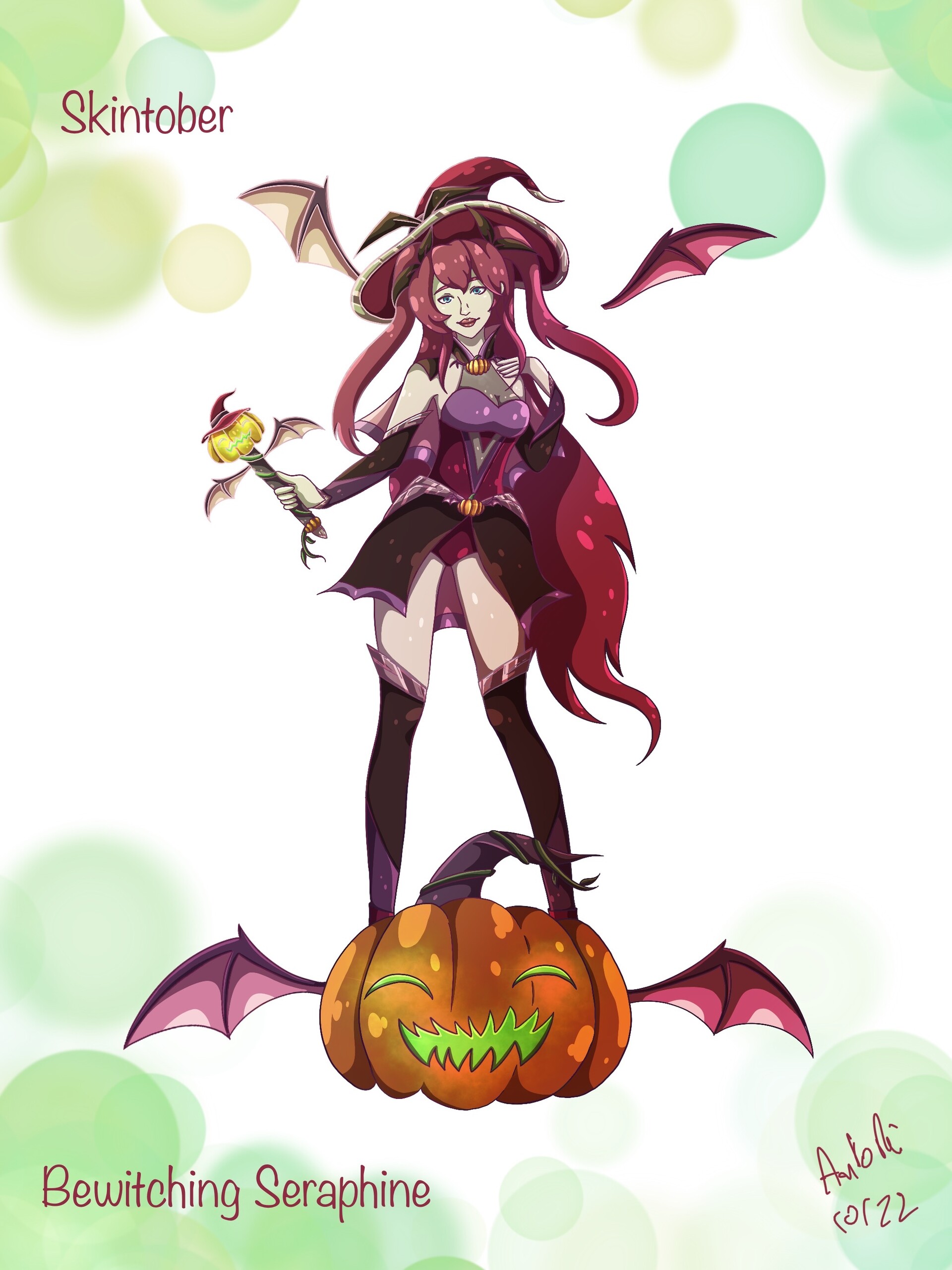 ArtStation - Skintober Day 31 - Bewitching Seraphine