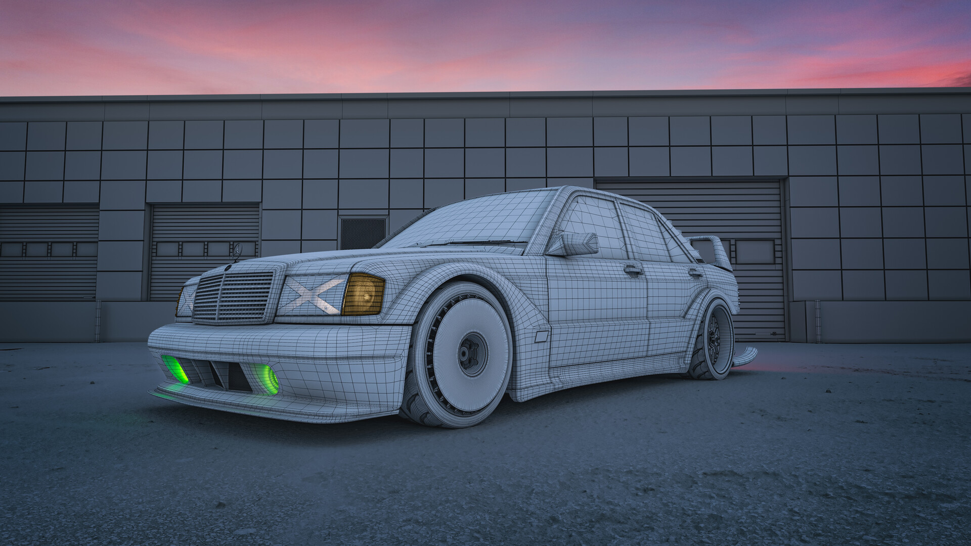Mikołaj Poliszczuk - Cinematic Mercedes 190e Evolution II by ASAP Rocky ...
