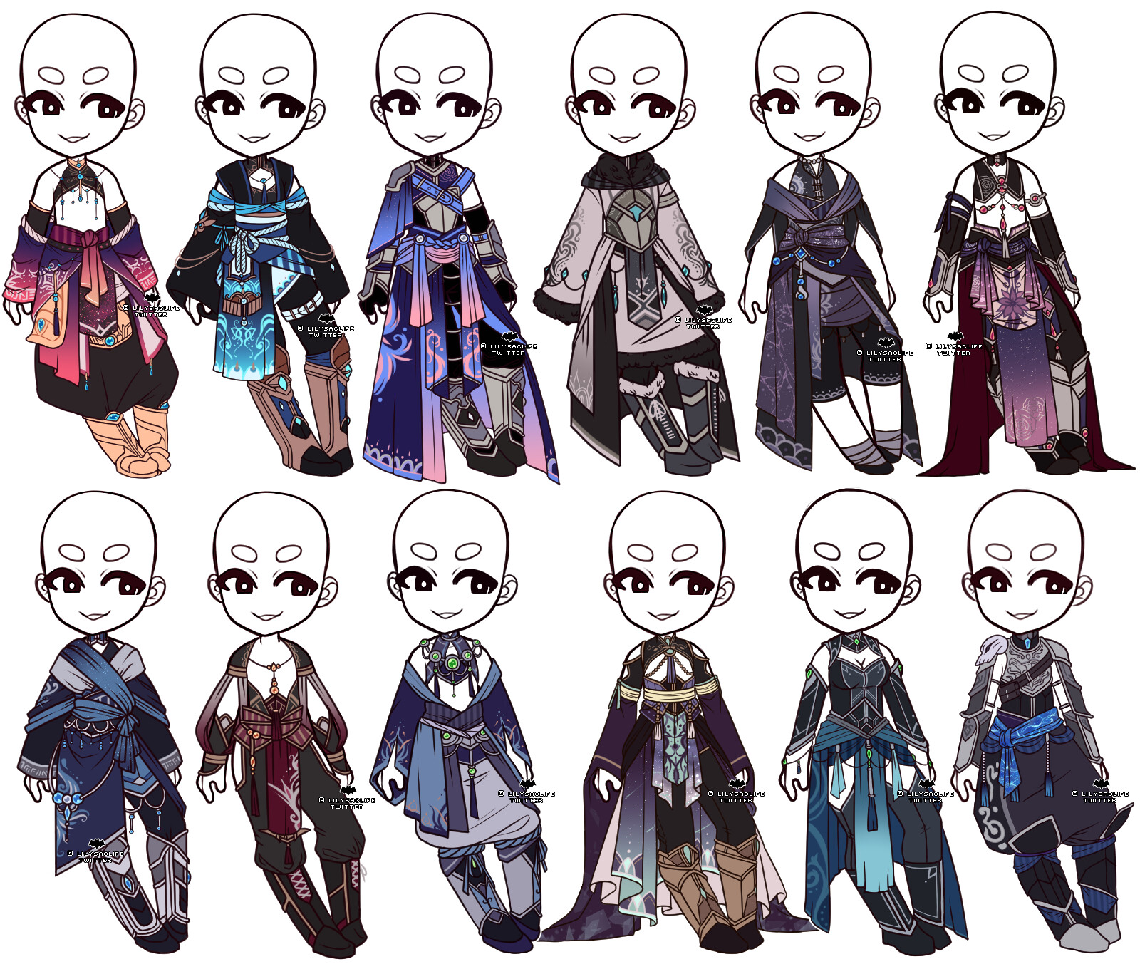 ArtStation - outfit designs