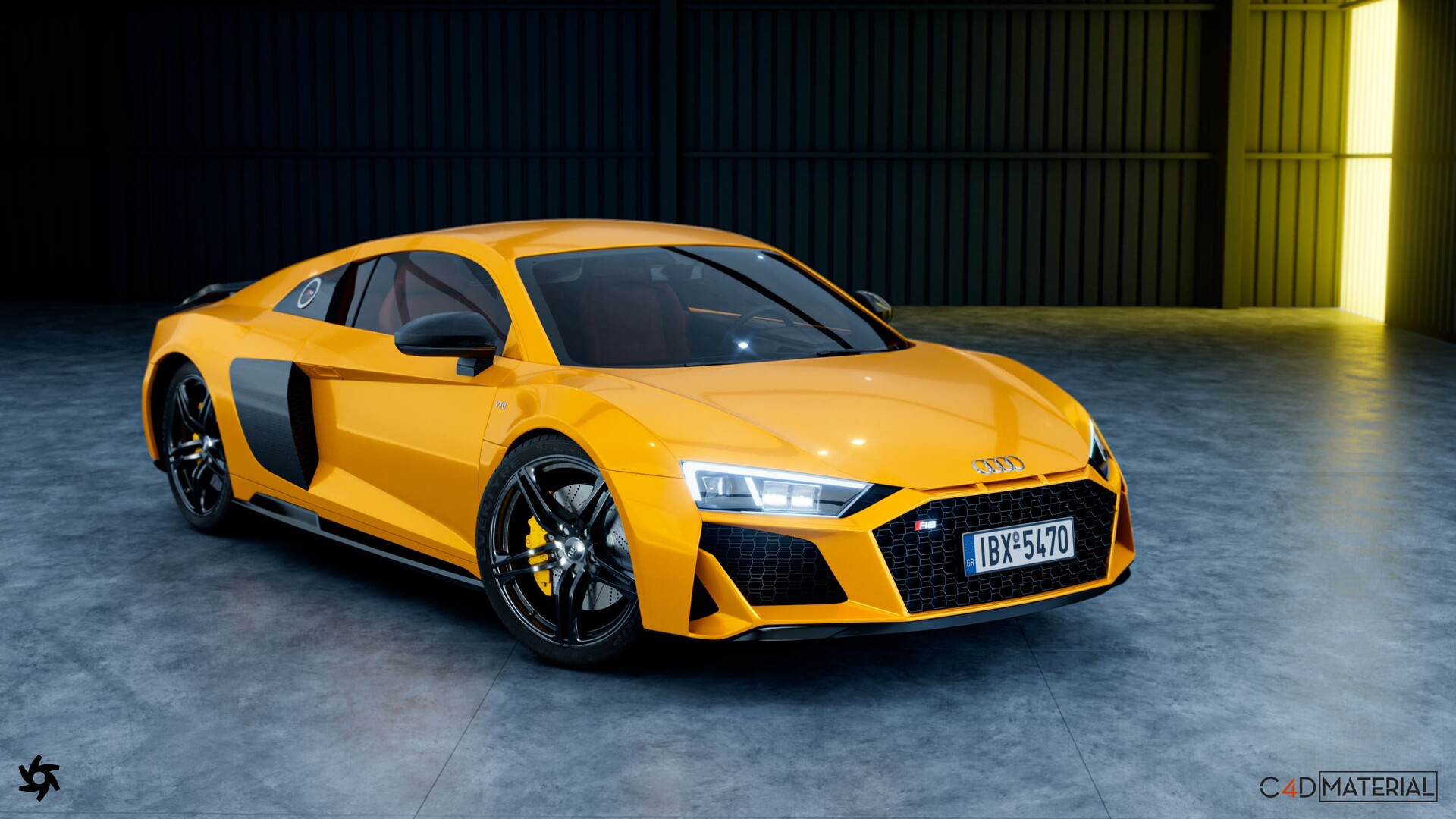 ArtStation - AUDI R8 V10 CGI RENDER