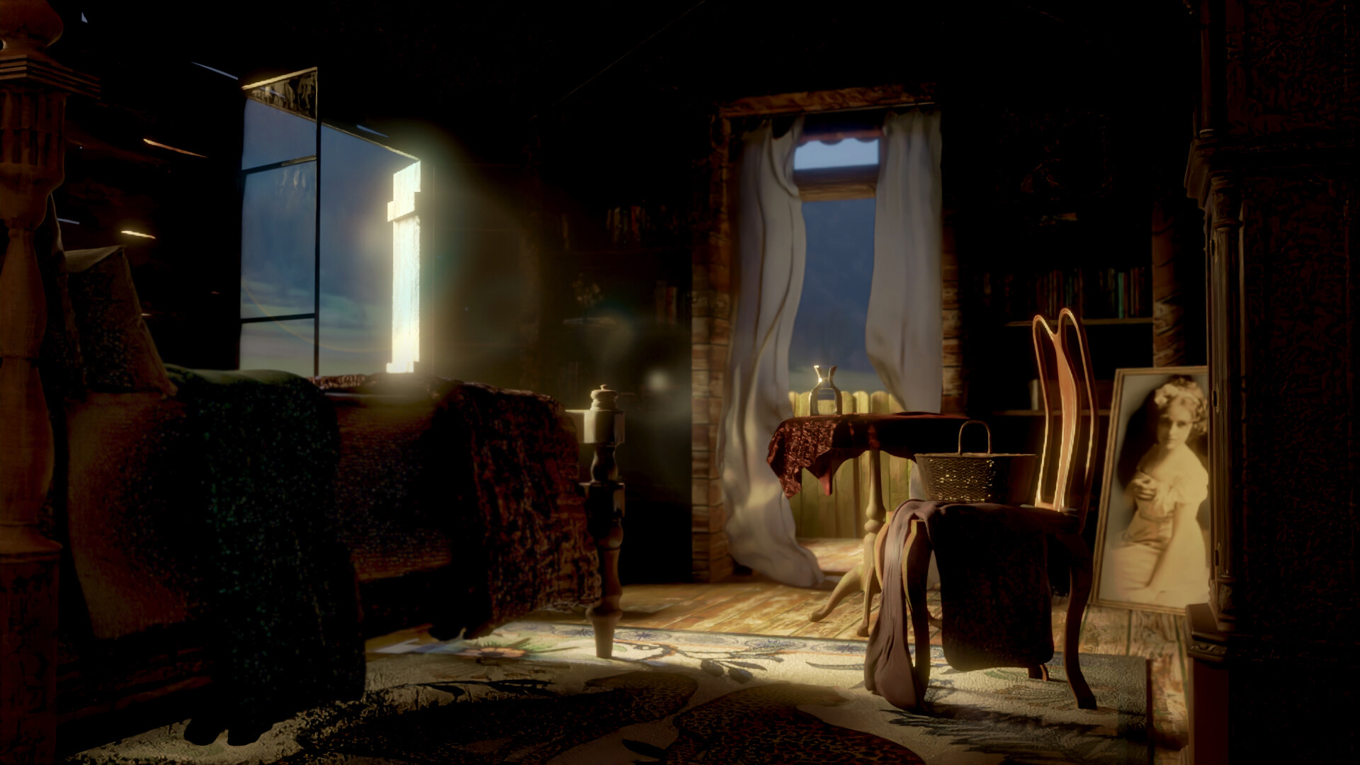 ArtStation - The Haunted House of Yunona - 3D Concept Art