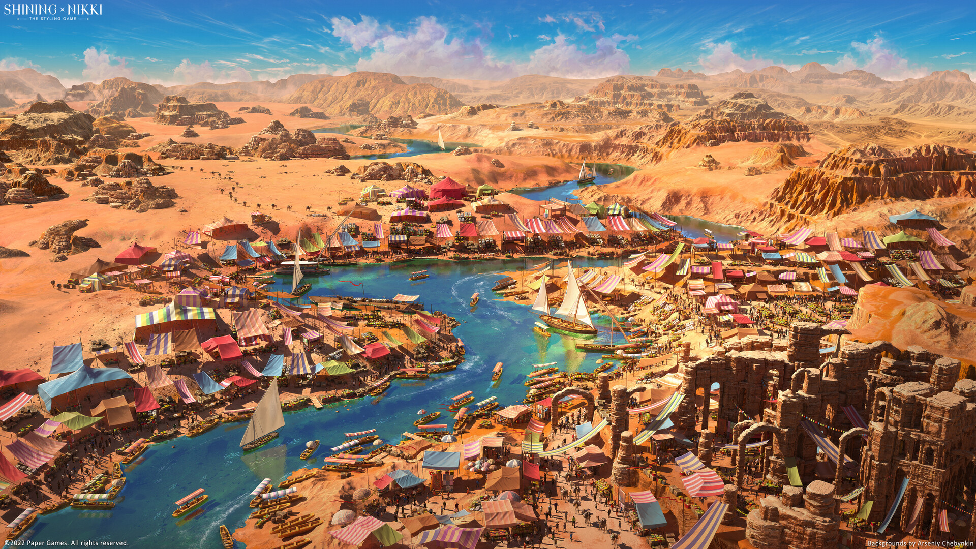 ArtStation - Heaving sand Market map