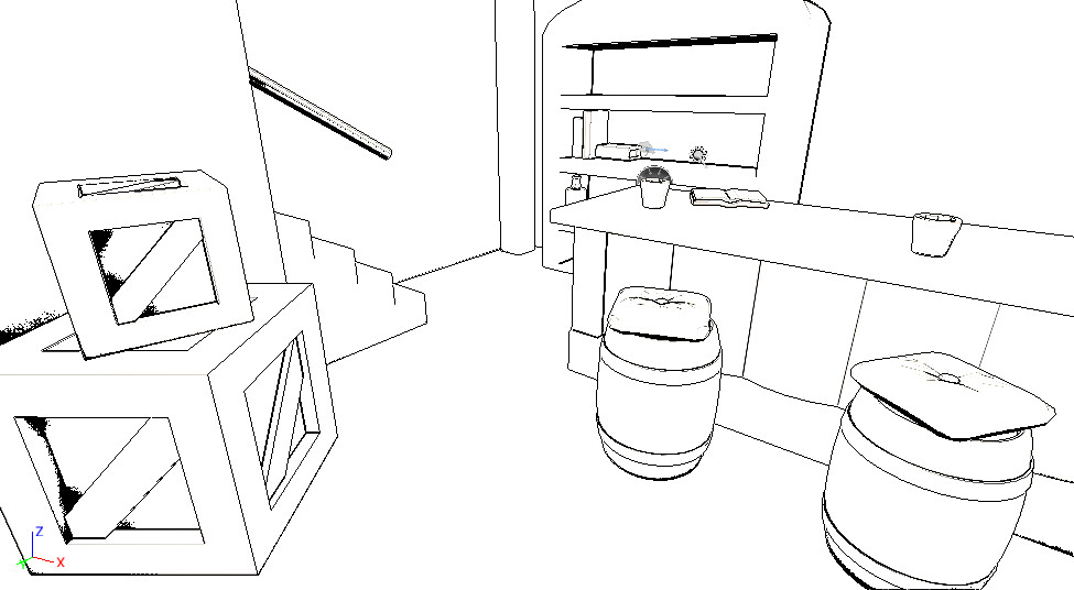 ArtStation - monochrome bar
