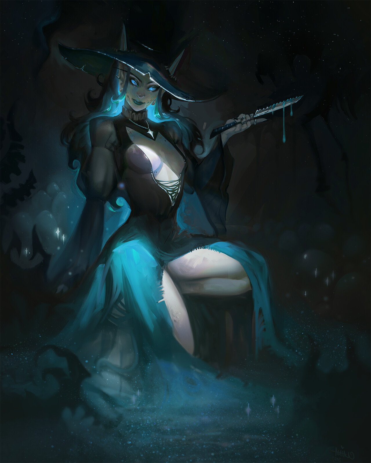 ArtStation - Spooky Witch