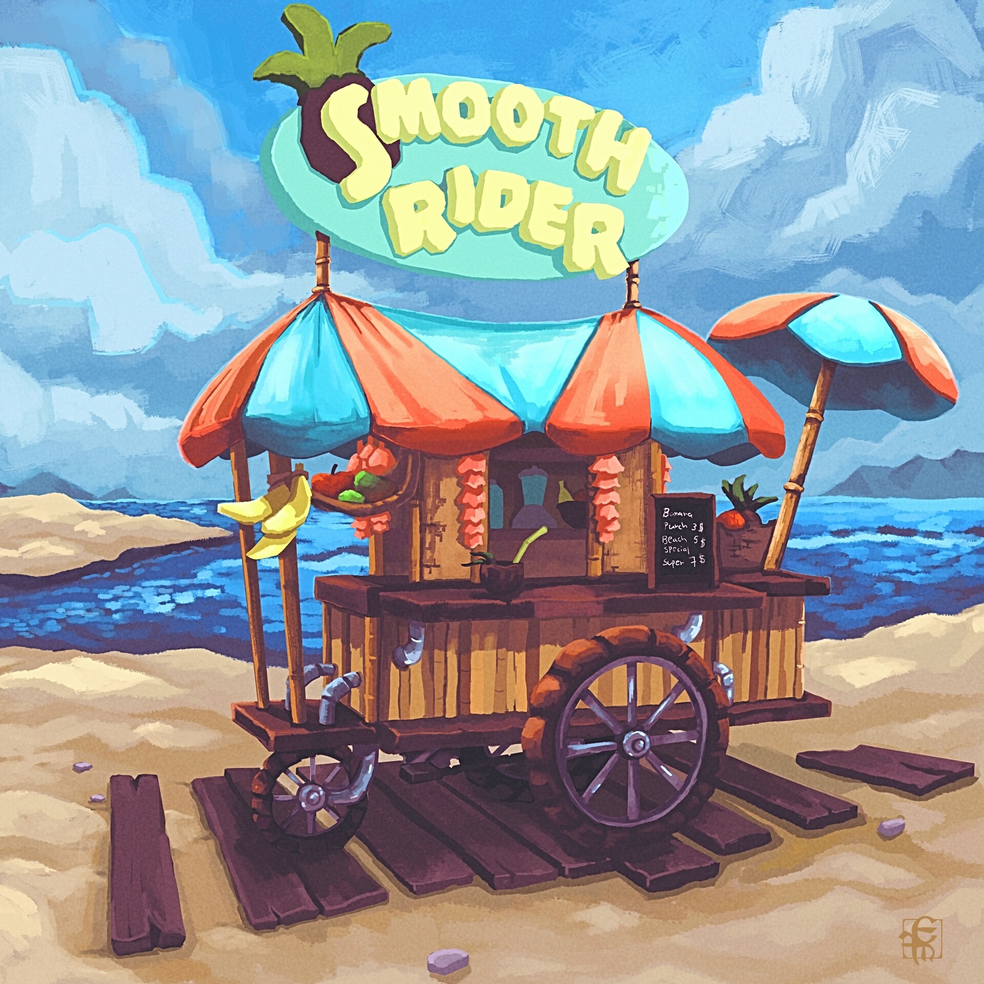 Elisa Frogell - Smooth Rider - Vehicle concept and illustration