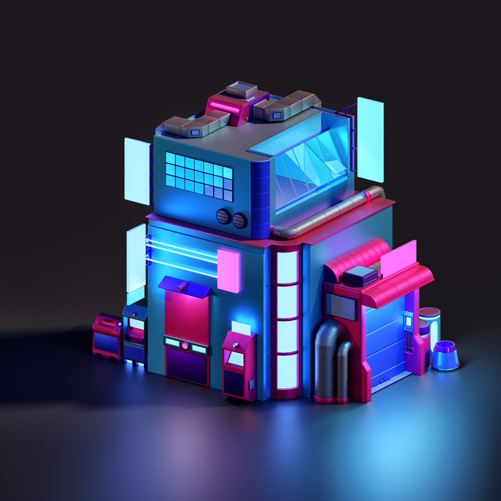 ArtStation - Sci-Fi Shops