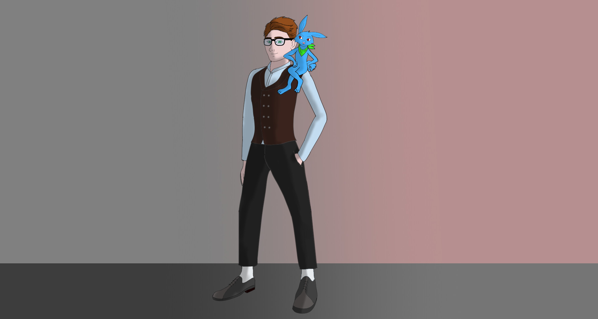 ArtStation - The Cursed Smarty-pants and Mr. Rabbit