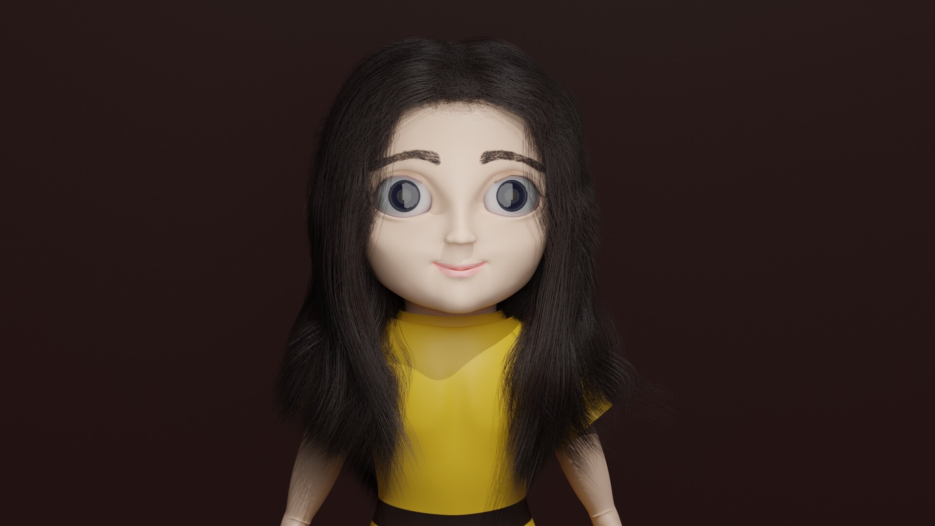 ArtStation - Little Bit improvement ( Trying to Create Cuteness) But :)