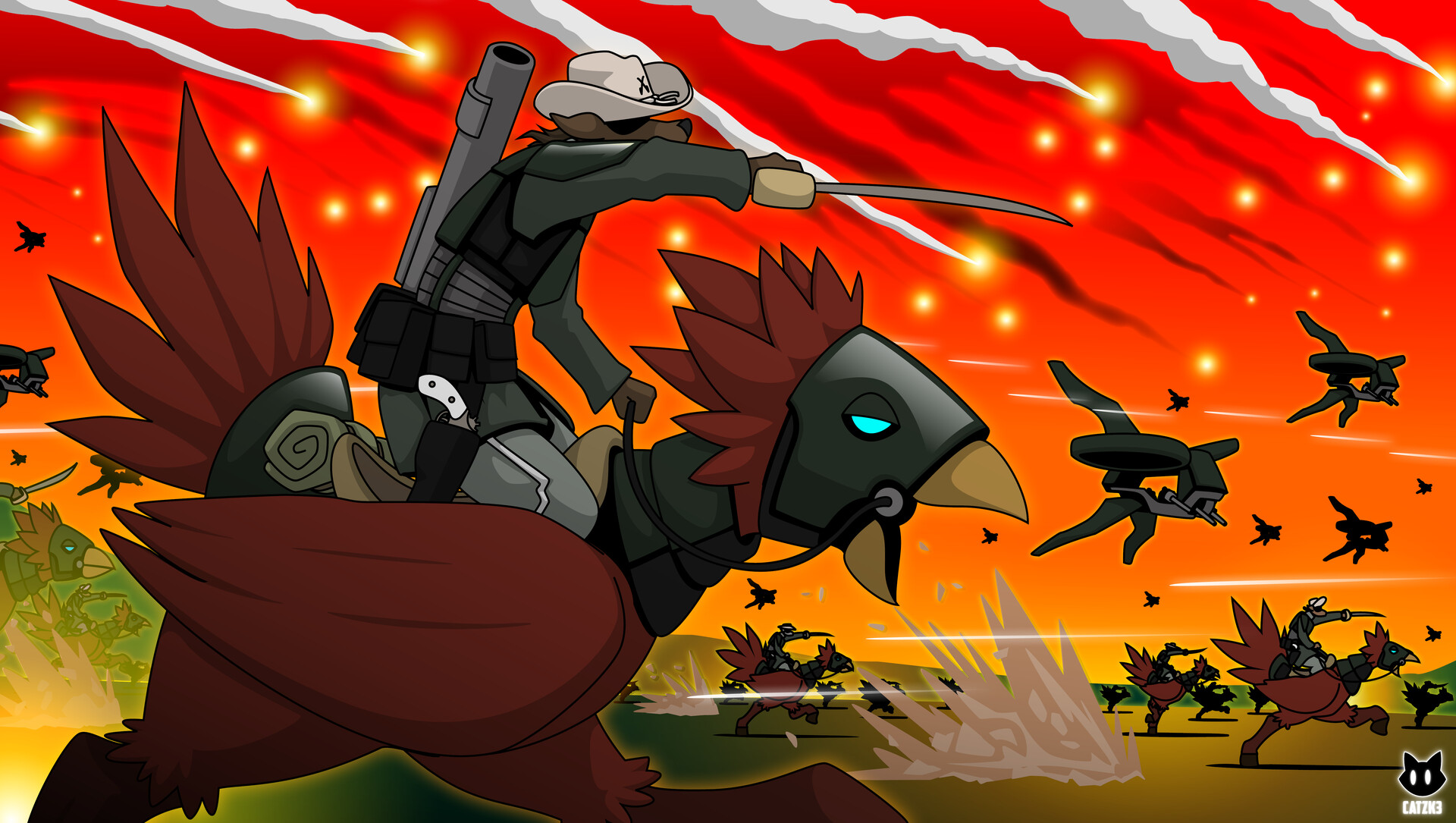 ArtStation - Chorse charge