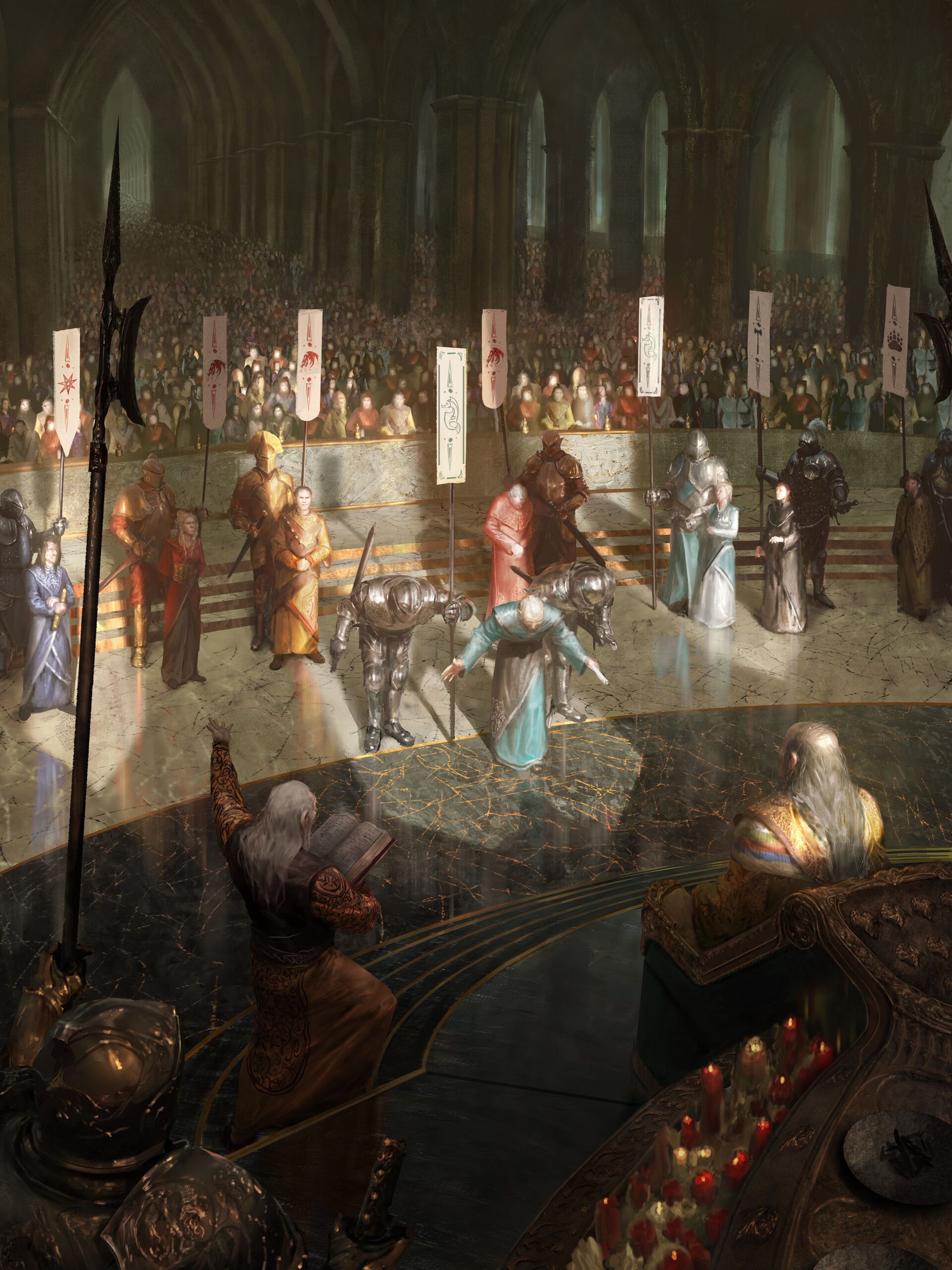 ArtStation - Rise of the Dragon: "The Great Council of 101 AC"