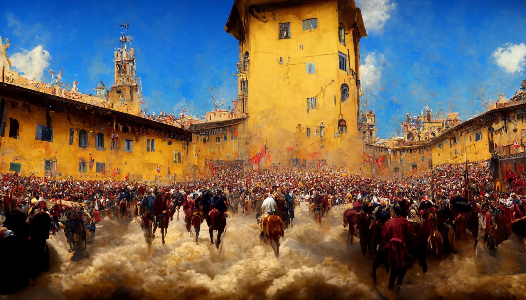 ArtStation - Il Palio Di Sienna