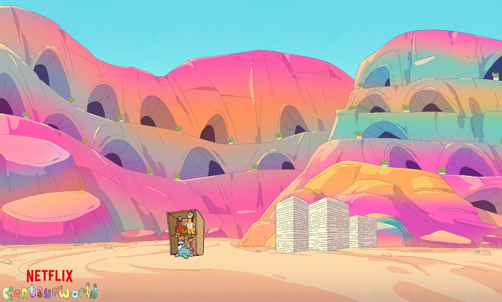 Bruce D Skinner - Centaurworld Backgrounds