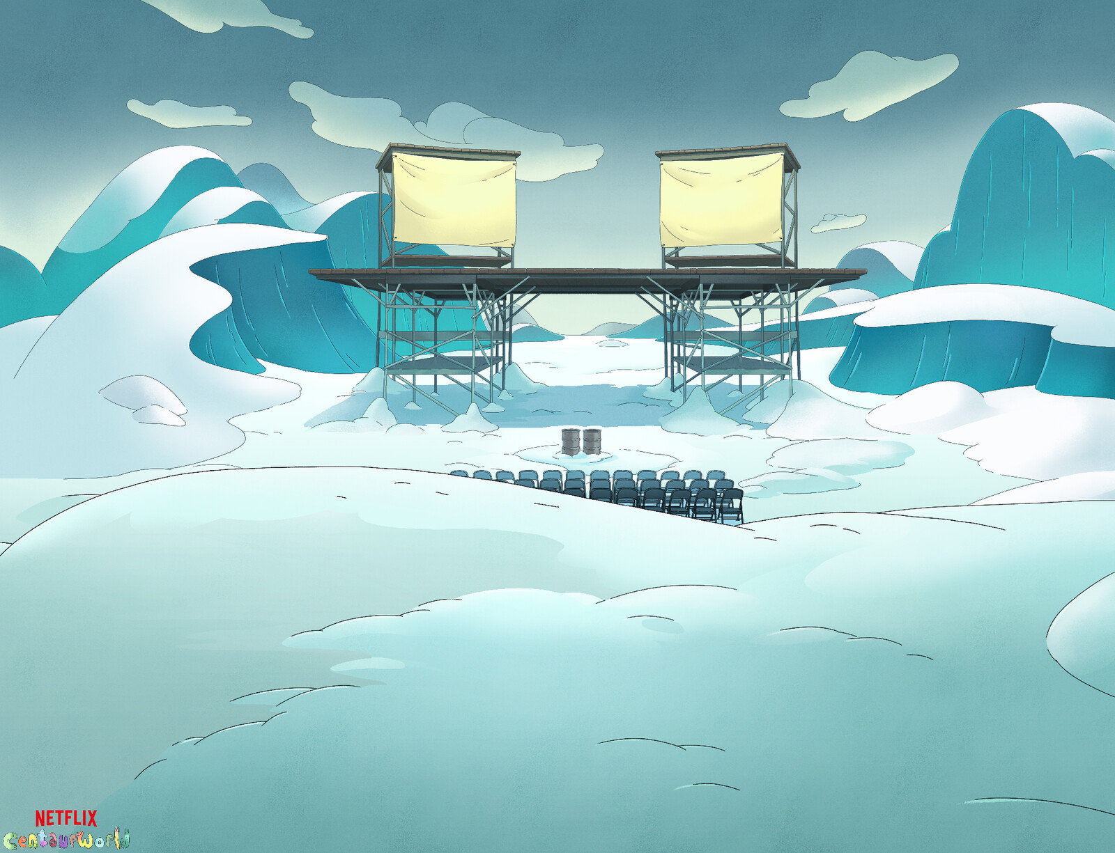 Bruce D Skinner - Centaurworld Backgrounds