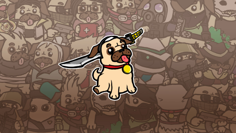 ArtStation - Pug Themed Banner (Commision)