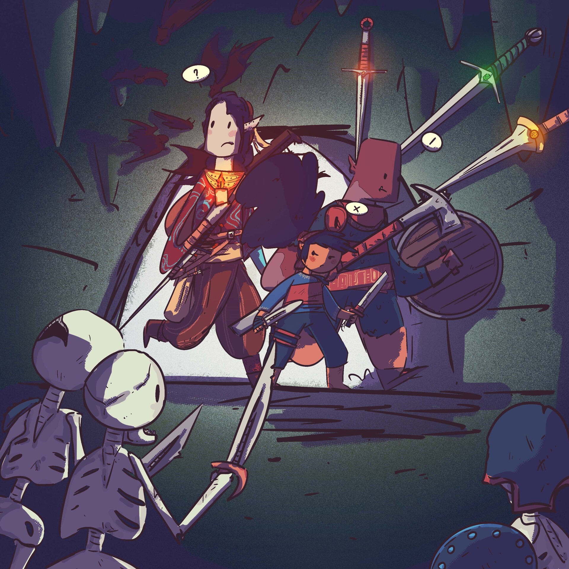 ArtStation - DnD x Halloween night