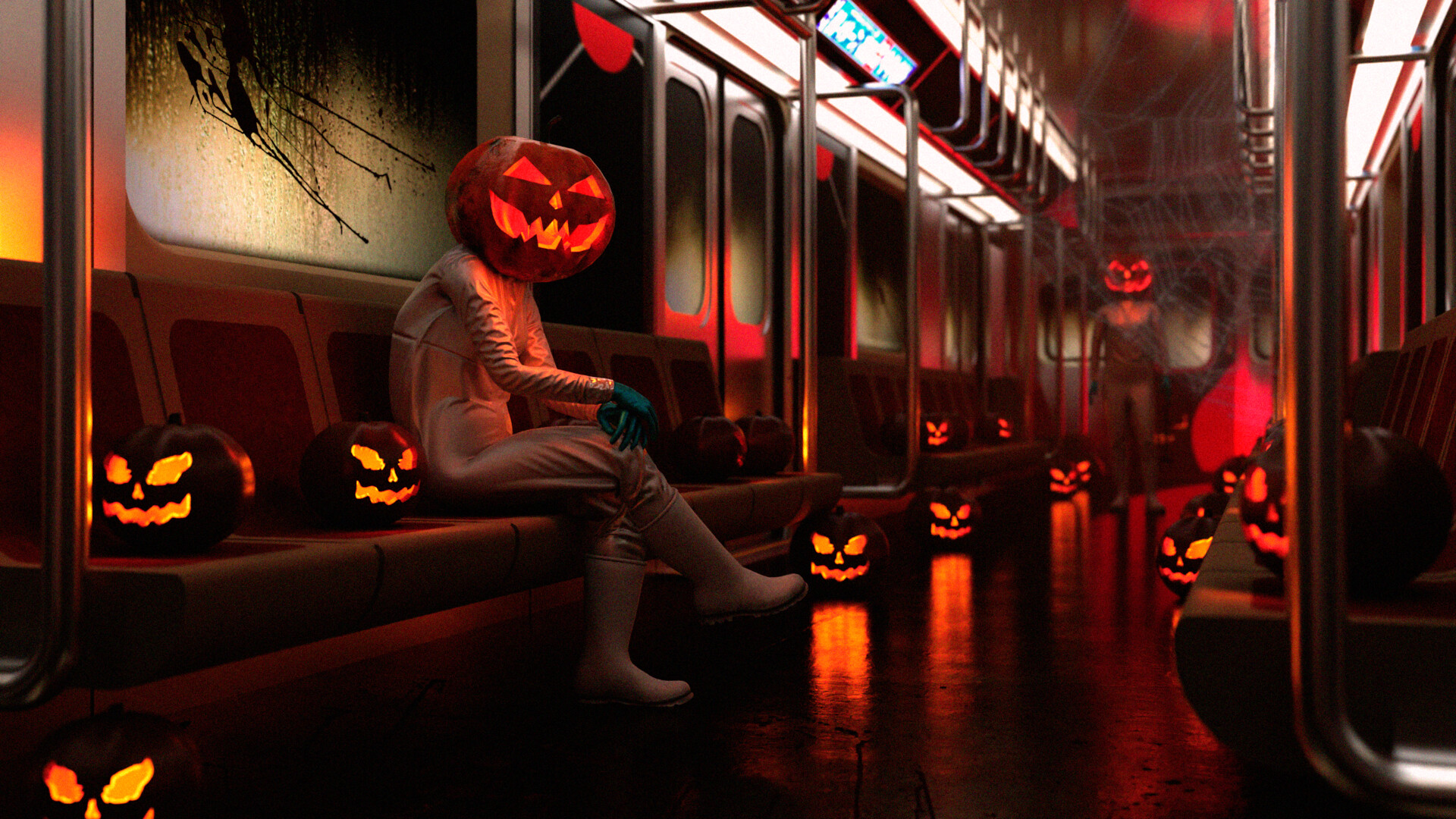 ArtStation - Spooky Subway