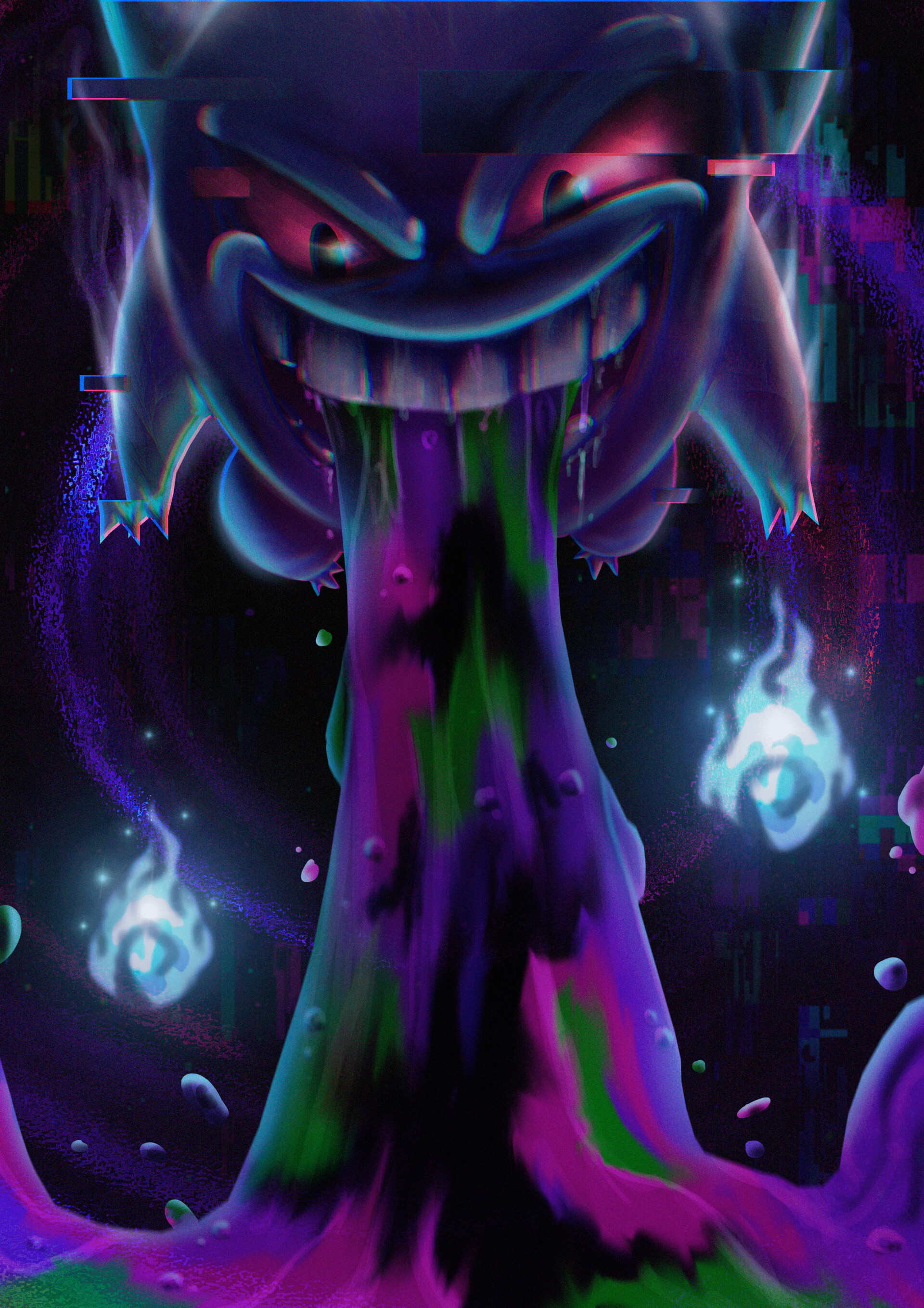 ArtStation - Fanart Gengar from Pokemon