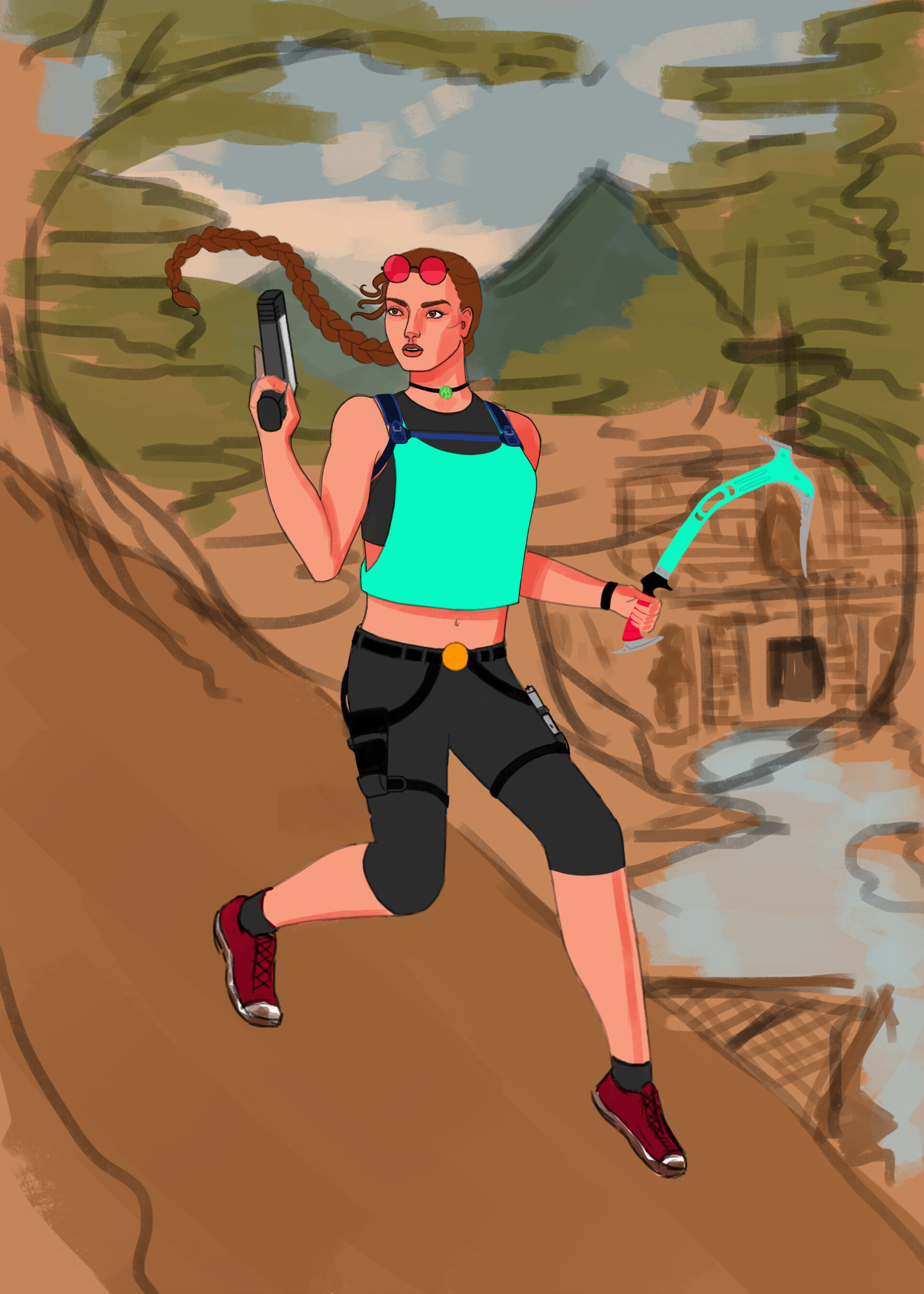 ArtStation - *WIP* Unified Lara Croft Fan Art Project