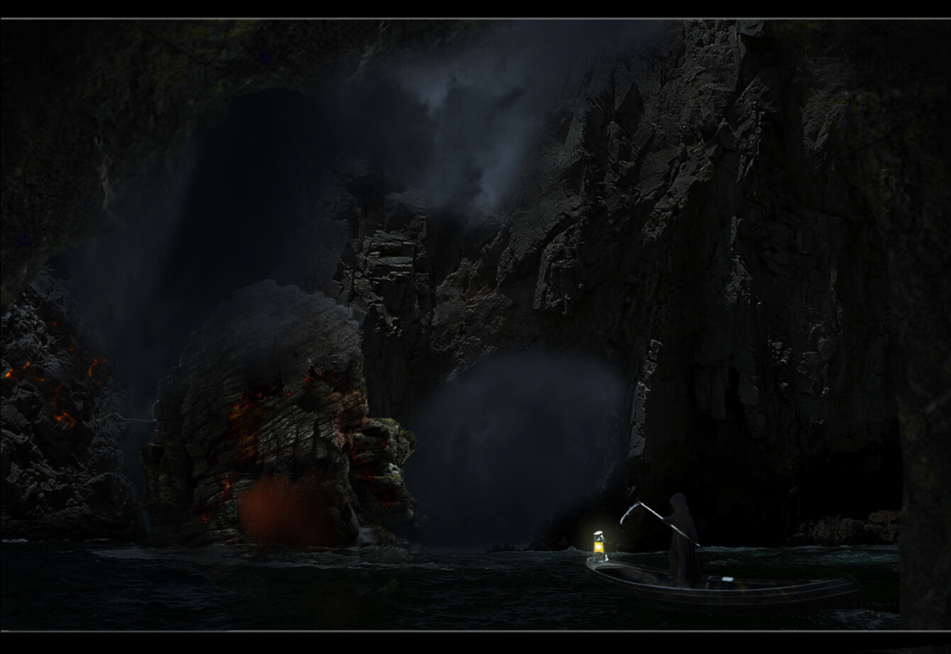 ArtStation - Spooky Grim Reaper scene