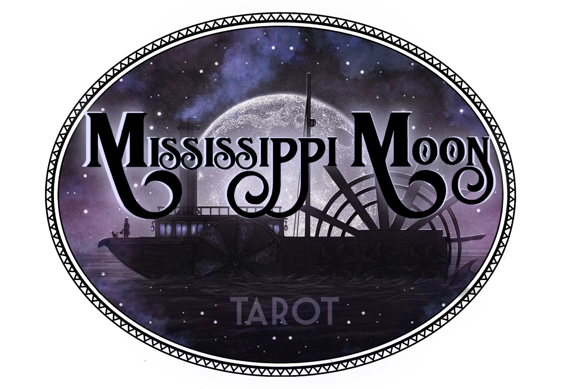 ArtStation - Mississippi Moon - Logo Design