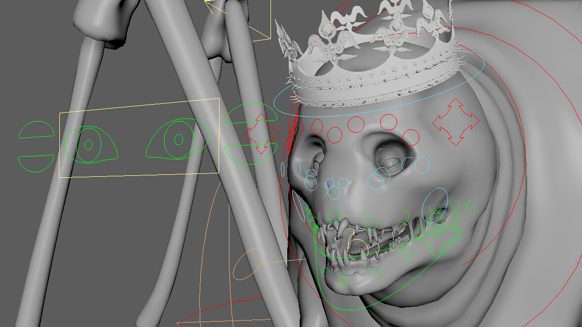 ArtStation - Creature Rig made in Maya