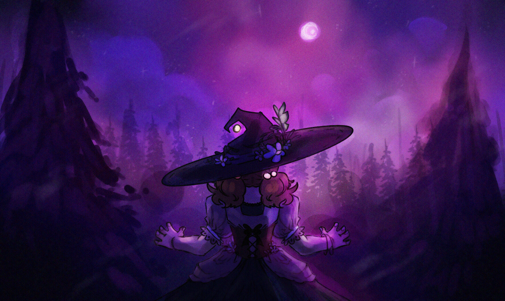 ArtStation - starry forests