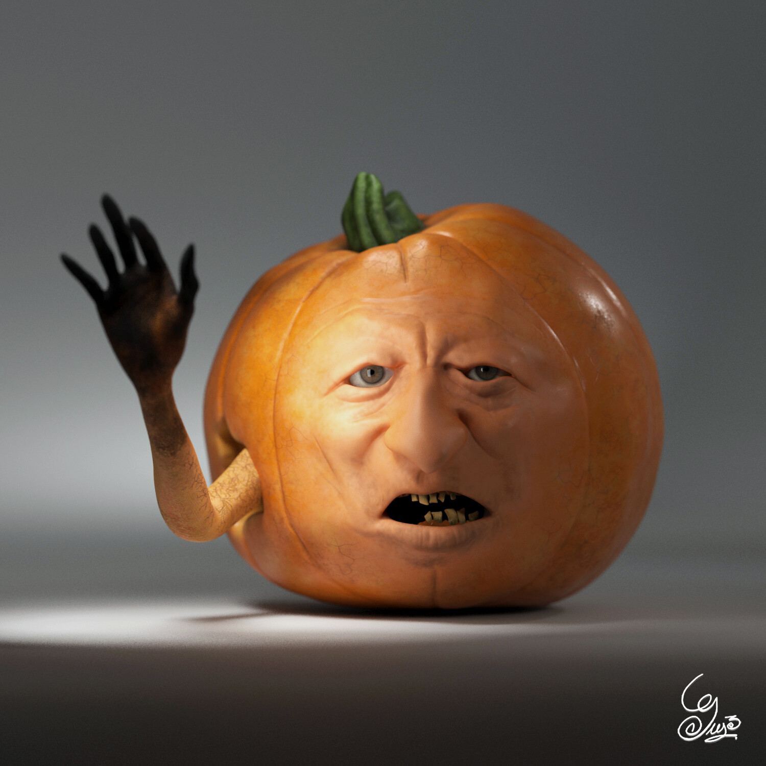 ArtStation - Pumpkin Face