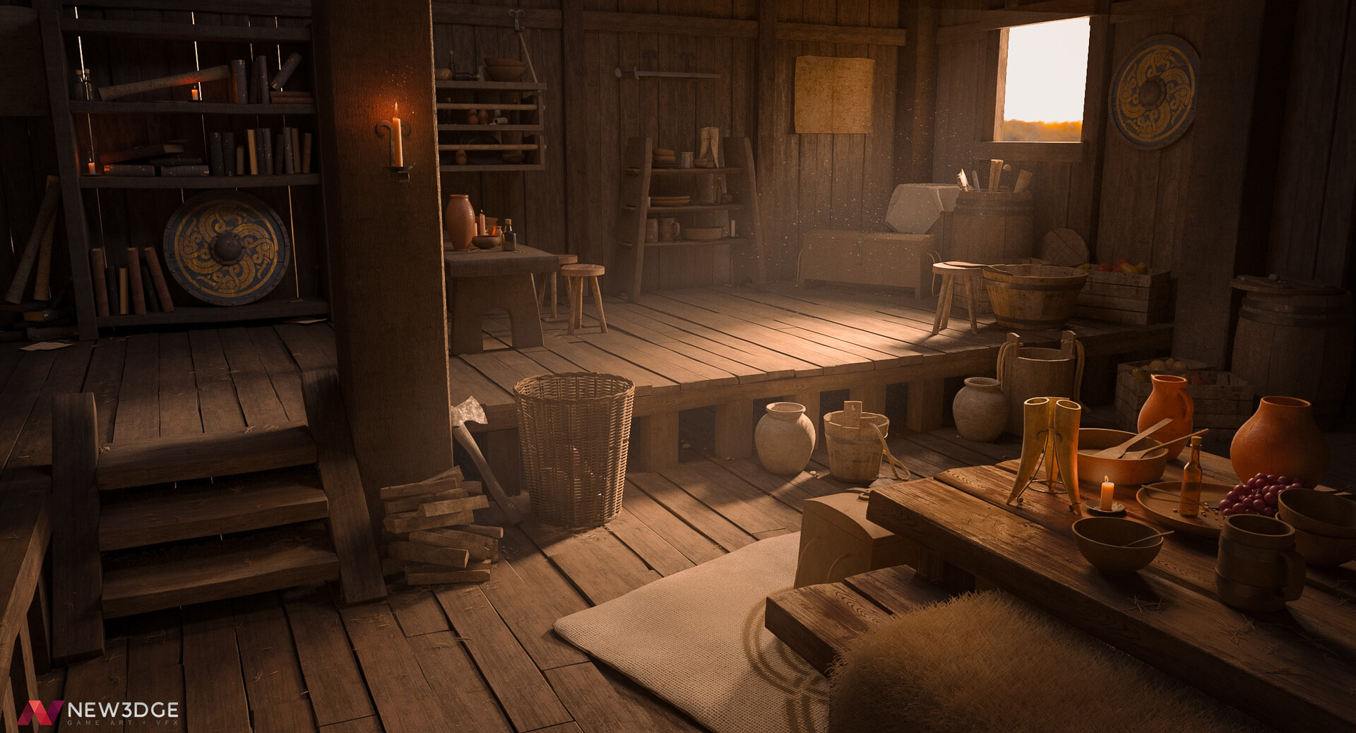 ArtStation - Viking Interior