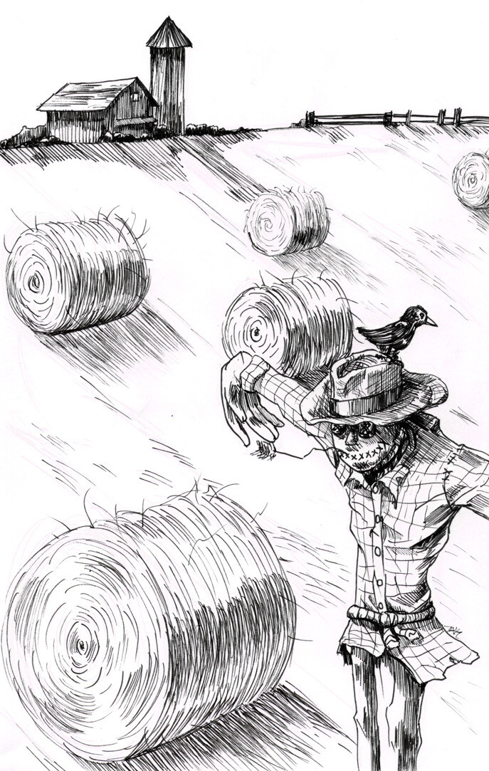 ArtStation - Daily Sketch: Farm